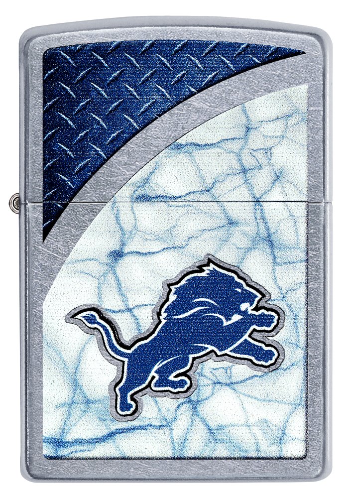 Snapklik.com : NFL Detroit Lions Street Chrome Pocket Lighter