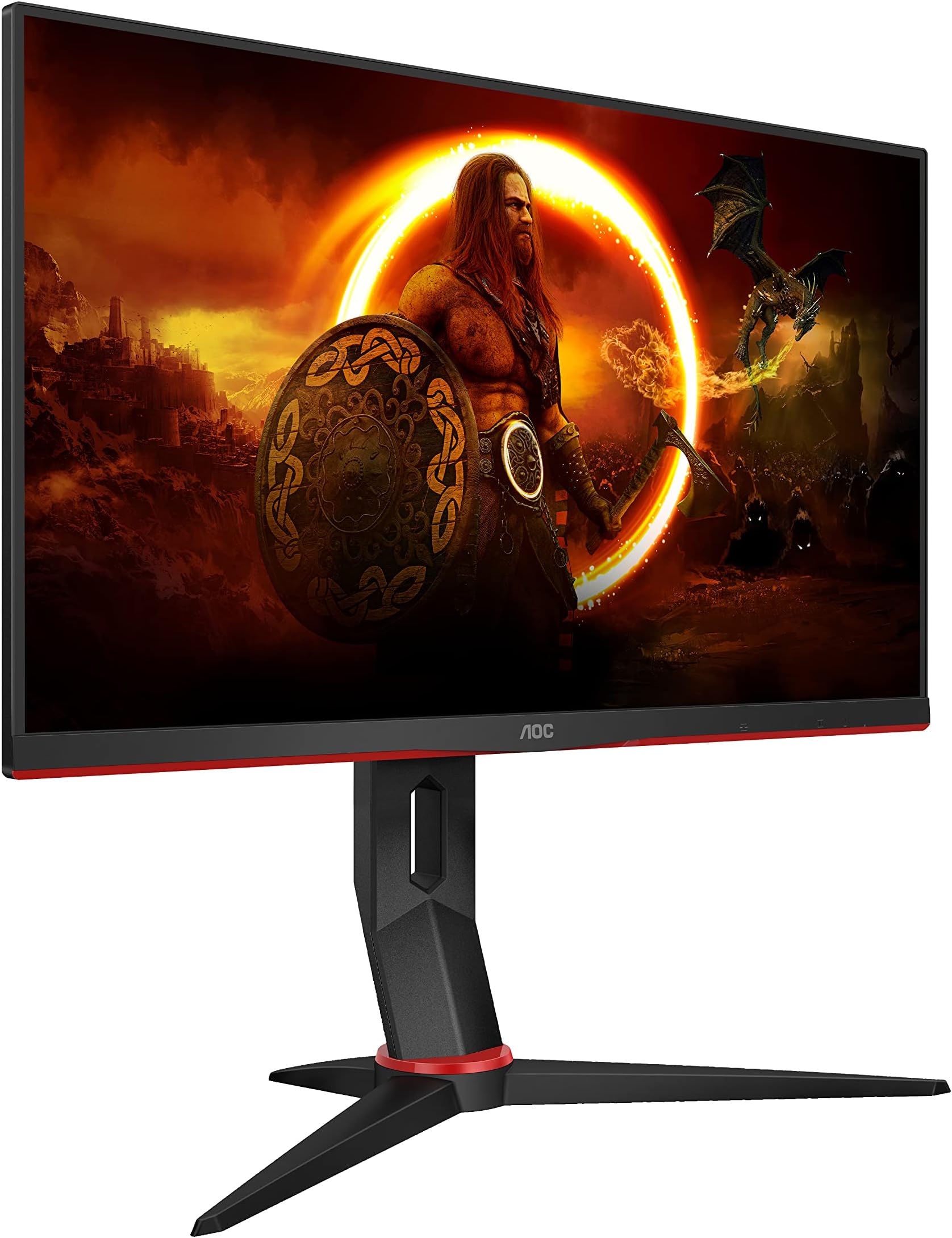 AOC 24G2U/BK 23.8" inç Oyuncu Monitörü, 144Hz, 1ms, Freesync, DP+HDMI ...