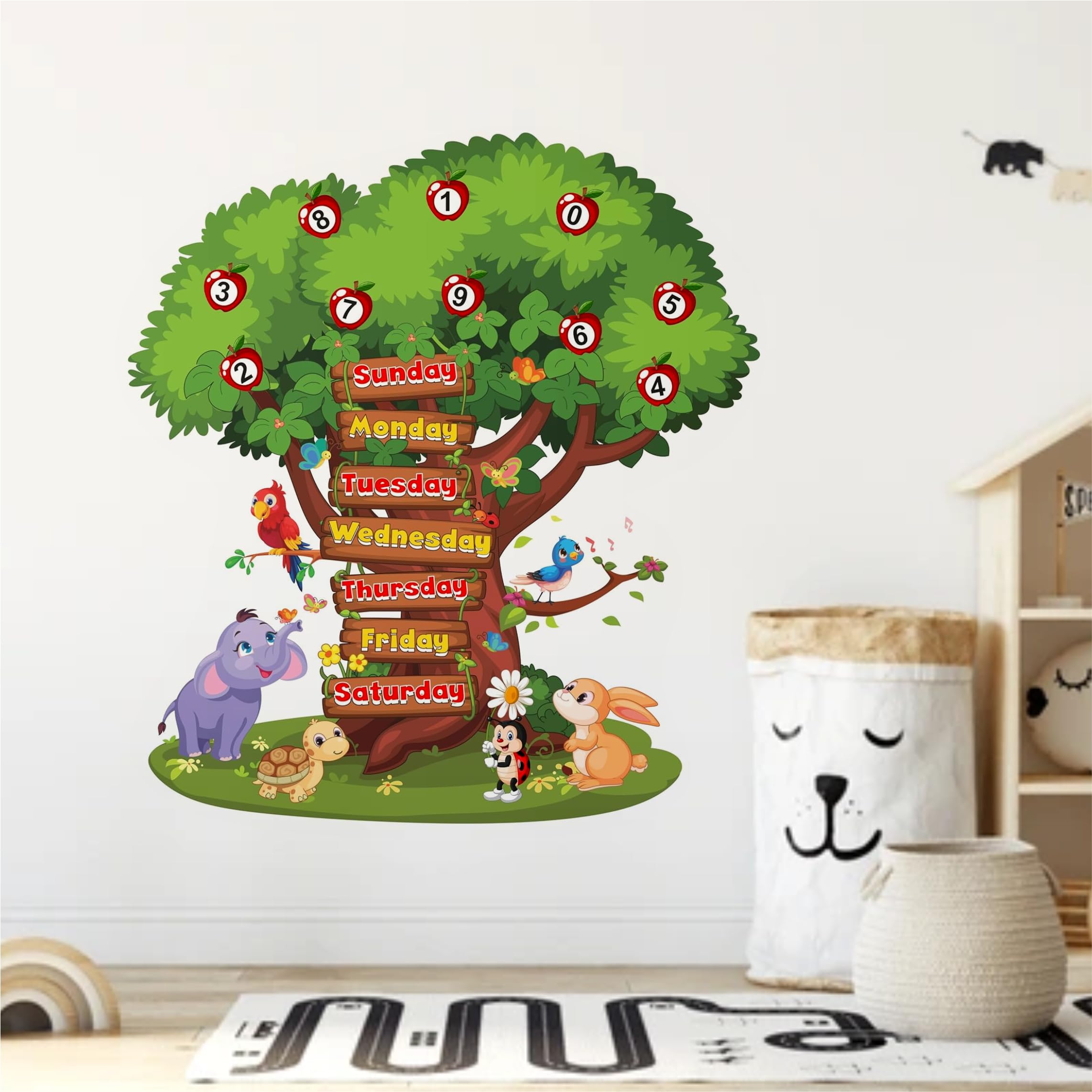 PVC Vinyl Baby Kids Learning Education Nursery, Pre School and ...