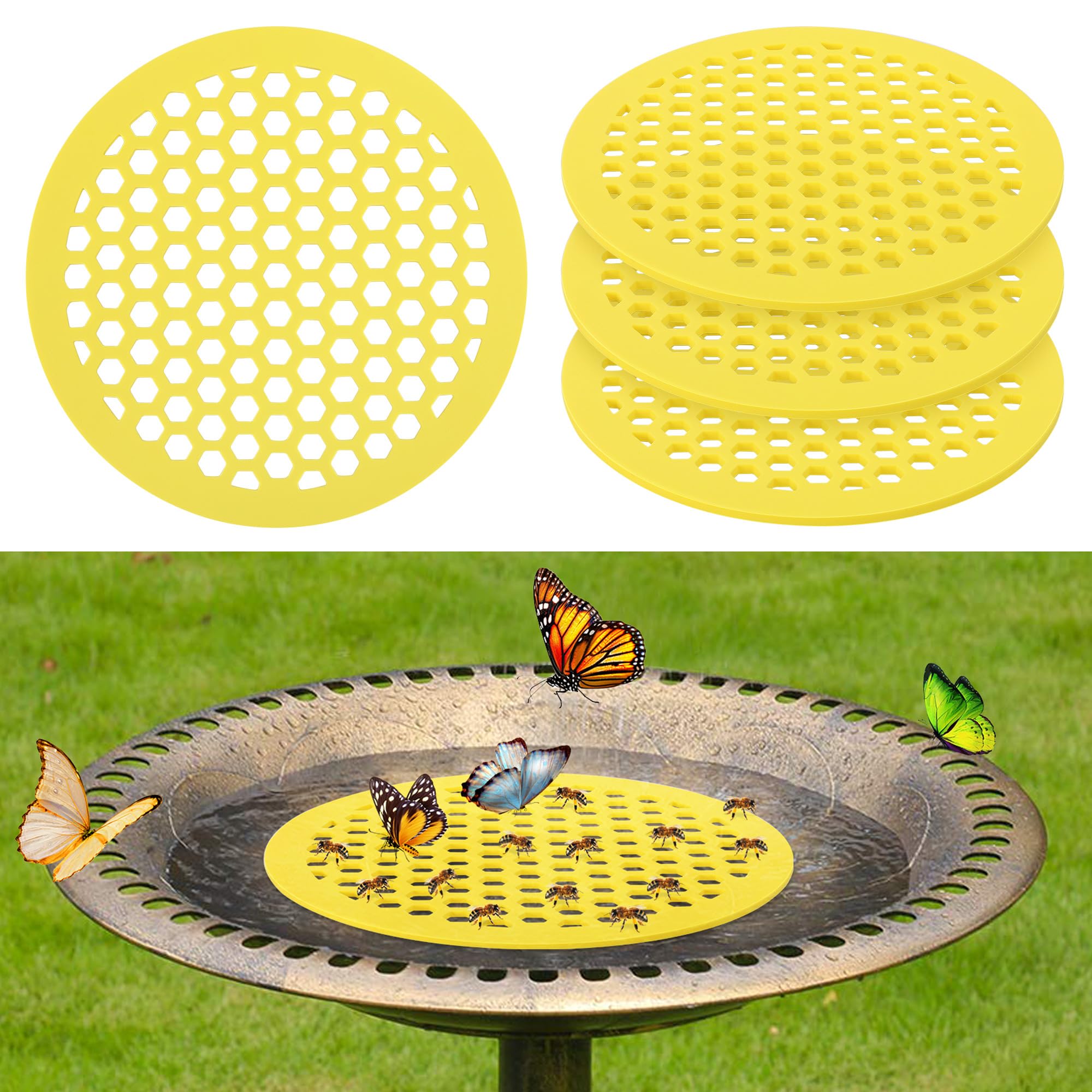 Amazon.com: DECOHS 4 Pack Floating Bee Island- 7.87 Inch EVA Foam ...
