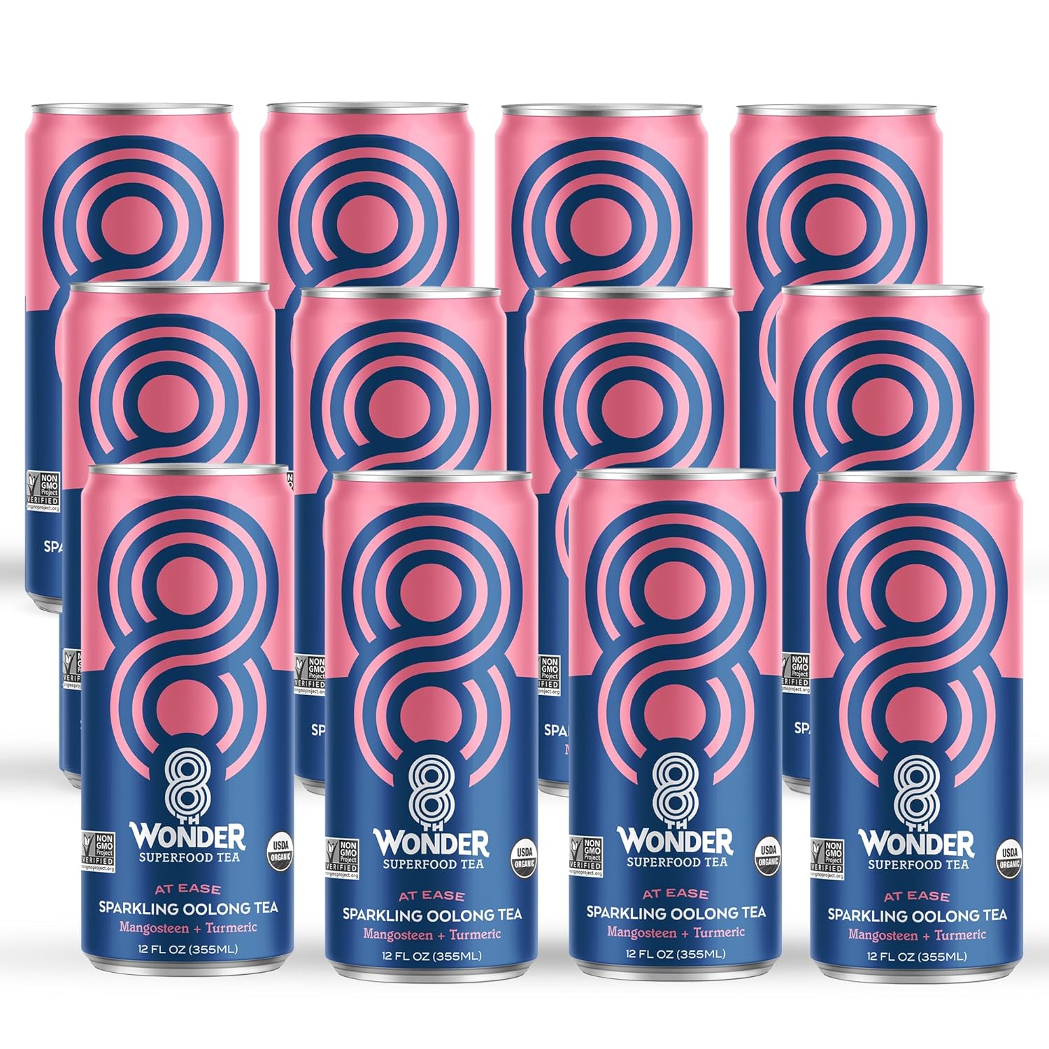 Amazon.com : 8th Wonder Sparkling Superfood Oolong Tea with Real Fruit Juice - Mangosteen and ...