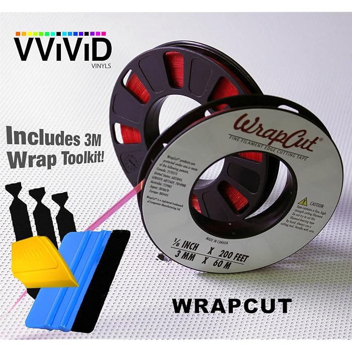 Buy VViViD Wrap Cut Vinyl Wrap Edge Cutting Detailer Tape 200ft ...