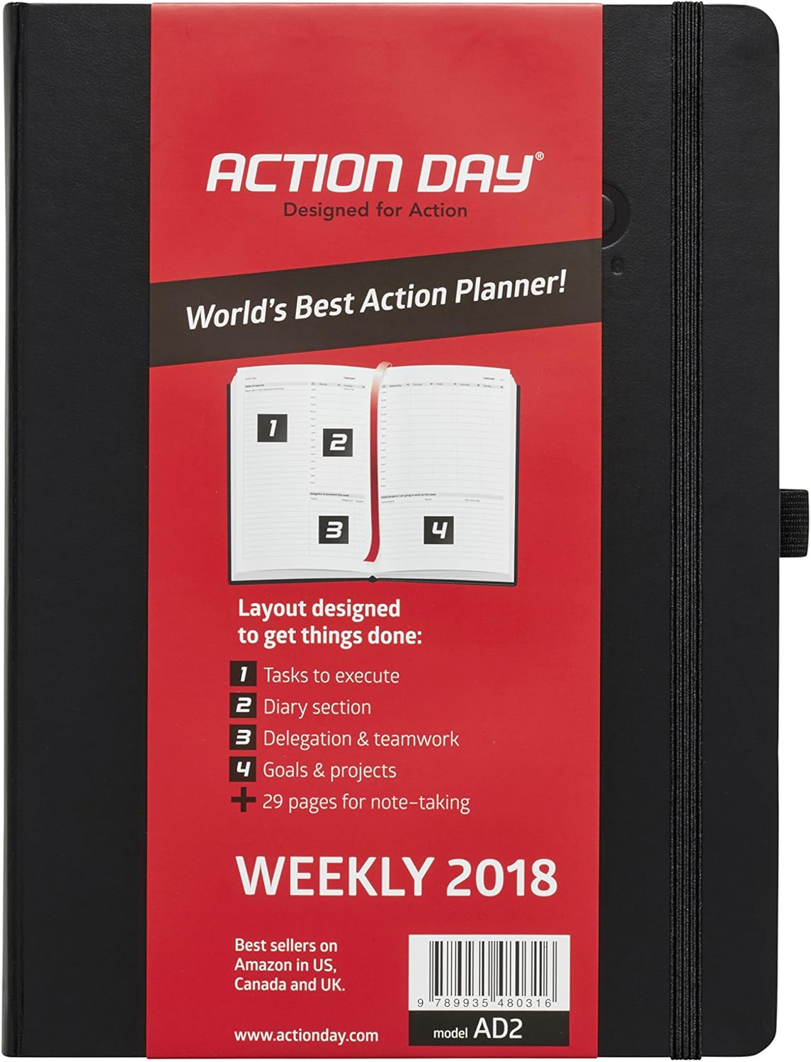 Action Day Weekly Planner 2014 - Size 8x11 - Layout Designed to Get ...