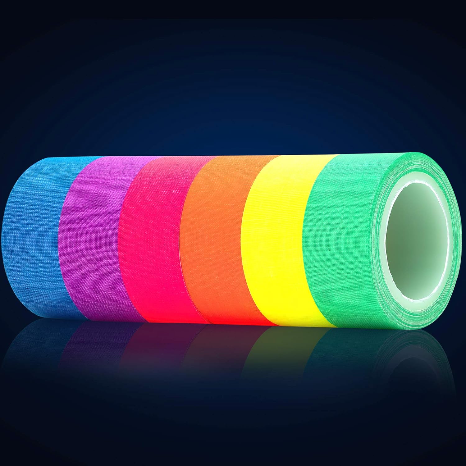 Amazon.com: MONTMARLE UV Blacklight Reactive Tape - Super Bright ...