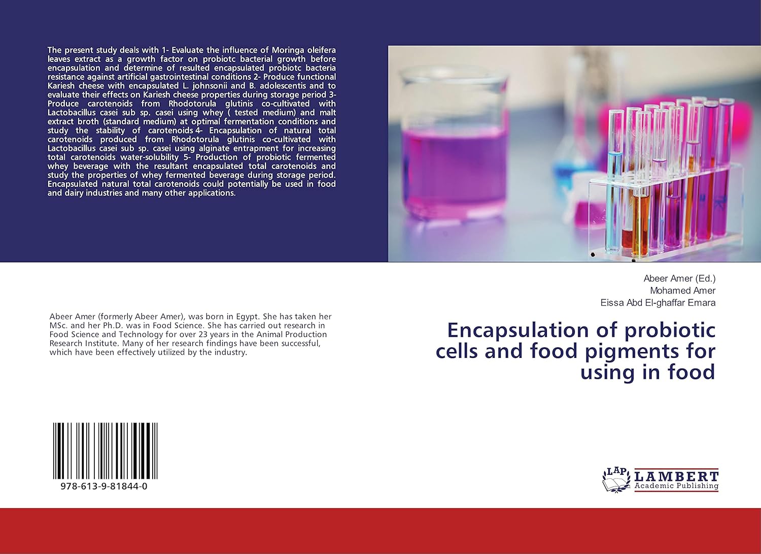 Encapsulation of probiotic cells and food pigments for using in food ...