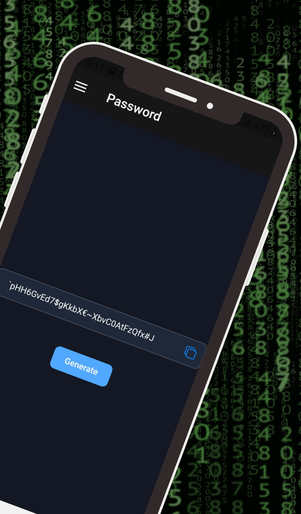 Password Generator Simply copy No internet connection needed - App on ...