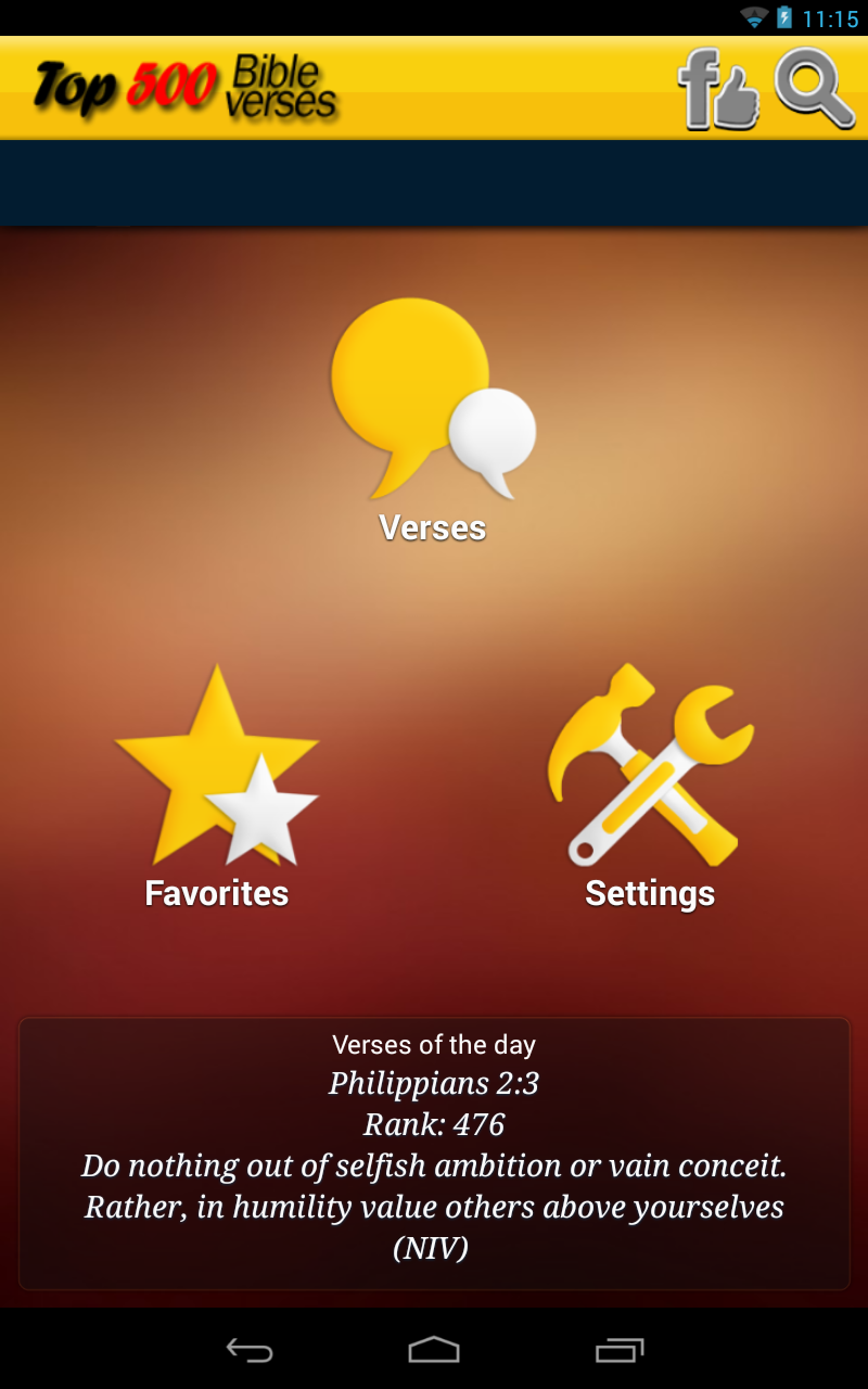 Verse a day - Top 500 Bible Verses - App on Amazon Appstore