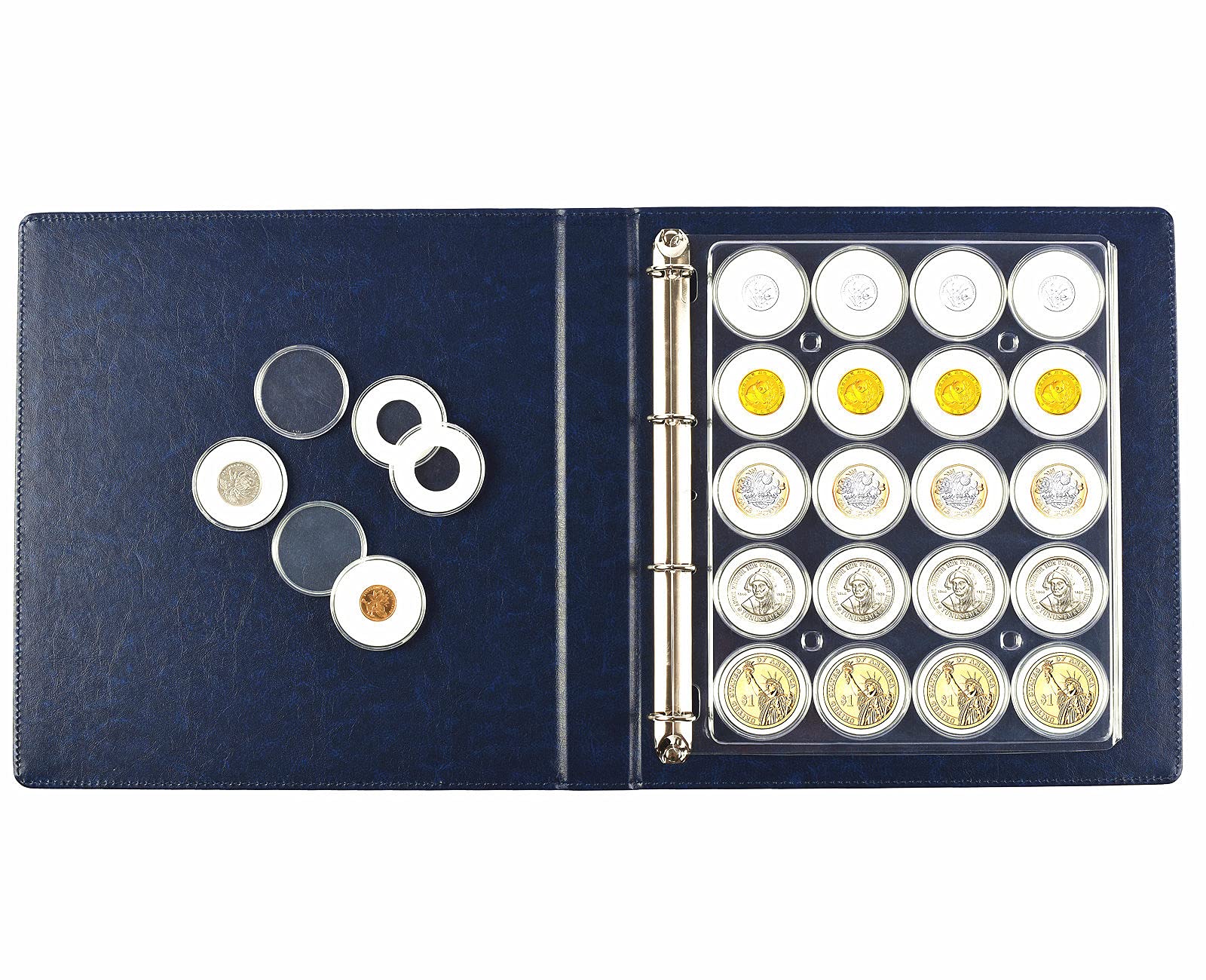 Snapklik.com : Ettonsun 80-Pocket Coin Capsule Holders For Collectors ...