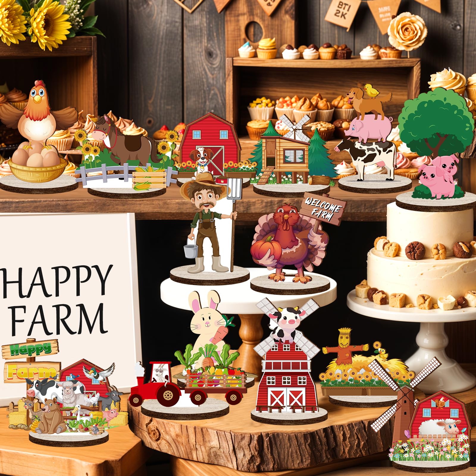 Barnyard Party Table Centerpieces Ideas Barnyard Tablescape Corner