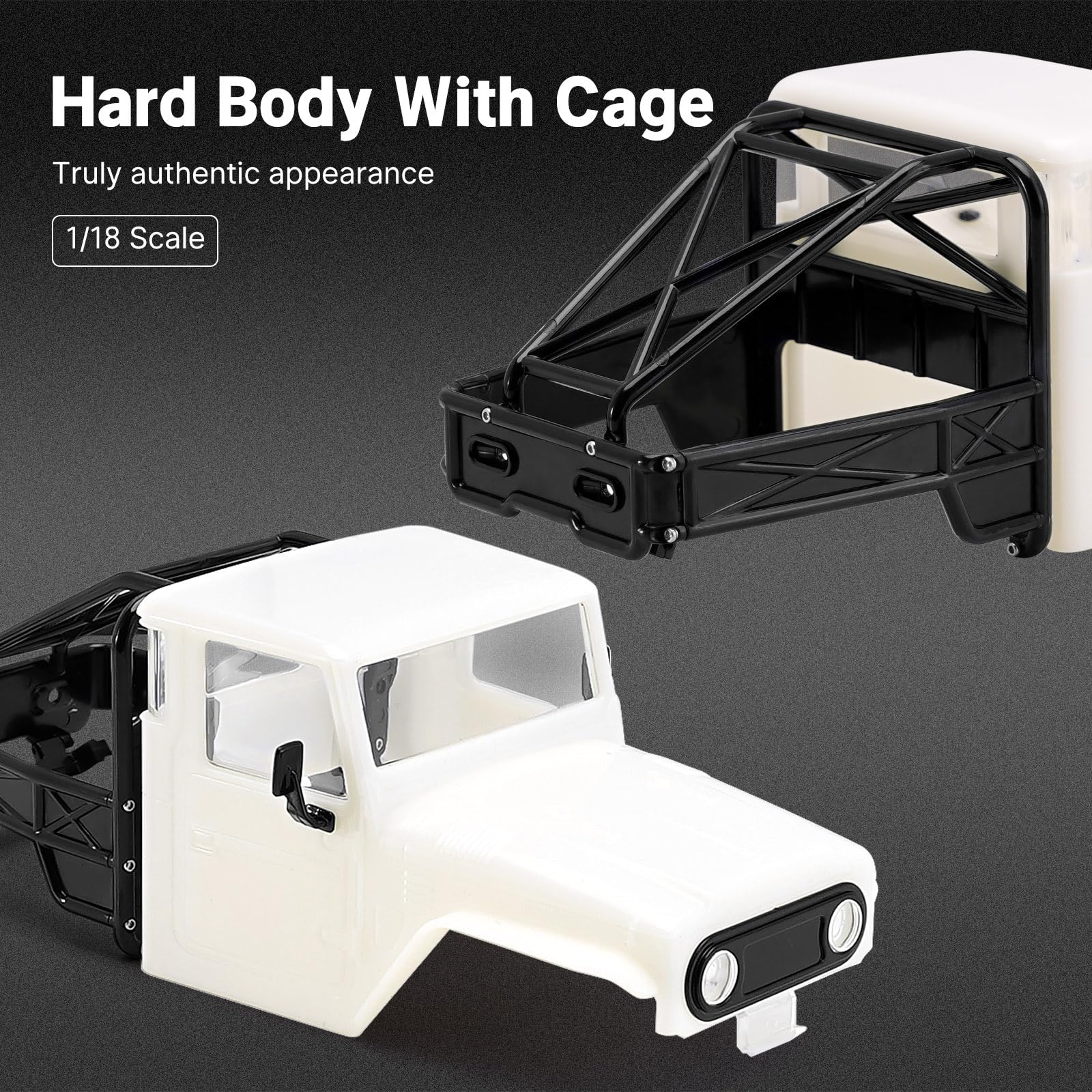 Snapklik.com : INJORA 87g IR40 Truck Body Shell