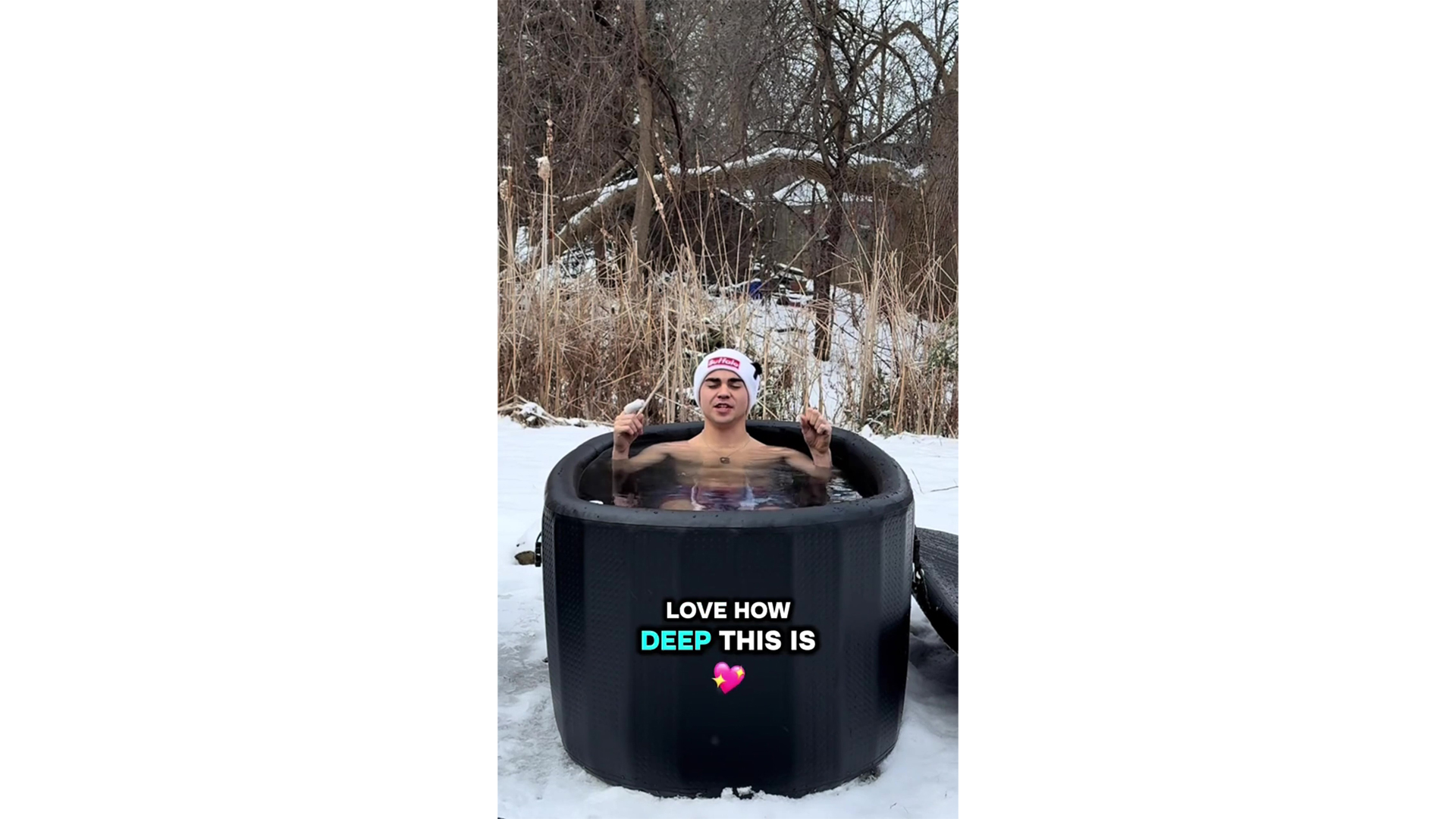 Cold Plunge Tub GHAKUTB XXL Inflatable - 135 Gallon Ice Bath With ...