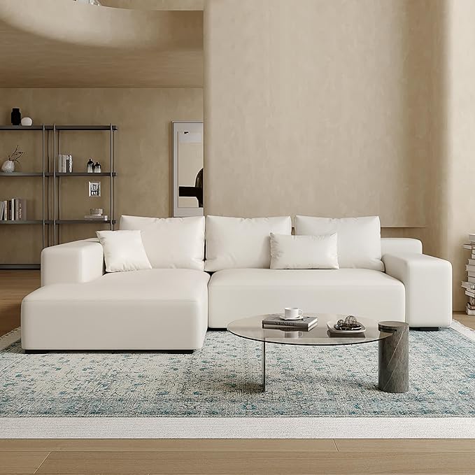 Amazon.com: Acanva Modern Oversized Modular L Shaped Sectional Sofa Set ...