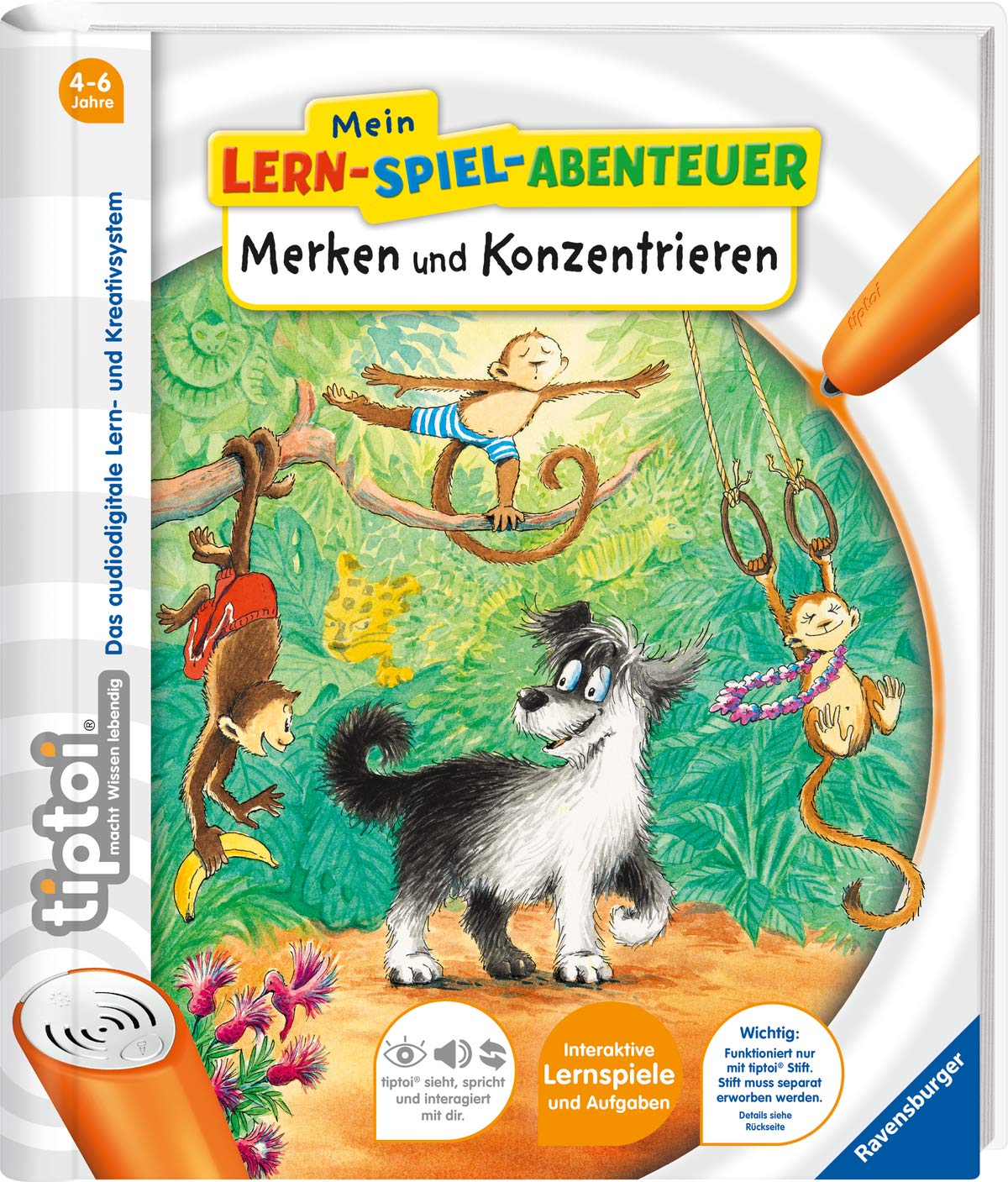 Amazon.com: tiptoi® Merken und Konzentrieren: 9783473418084: Kopp ...