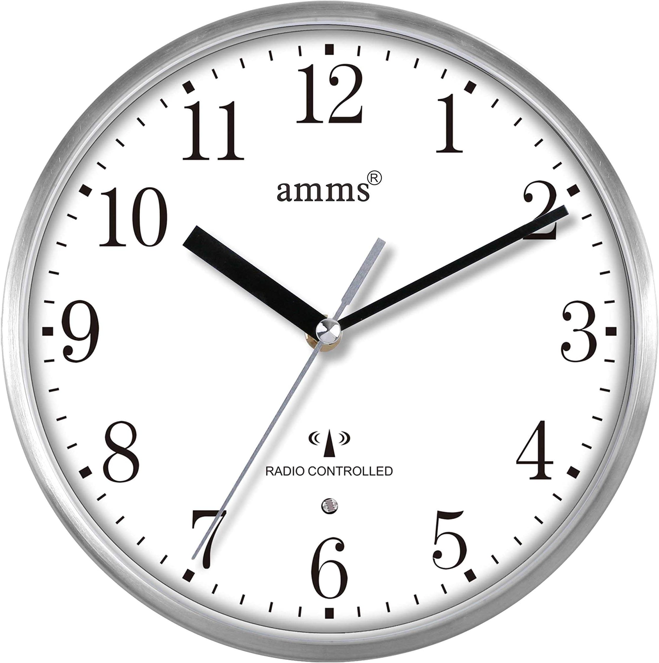 SHARP Wall Clock – Black, Silent Non Ticking 14 Inch Quality Quartz ...