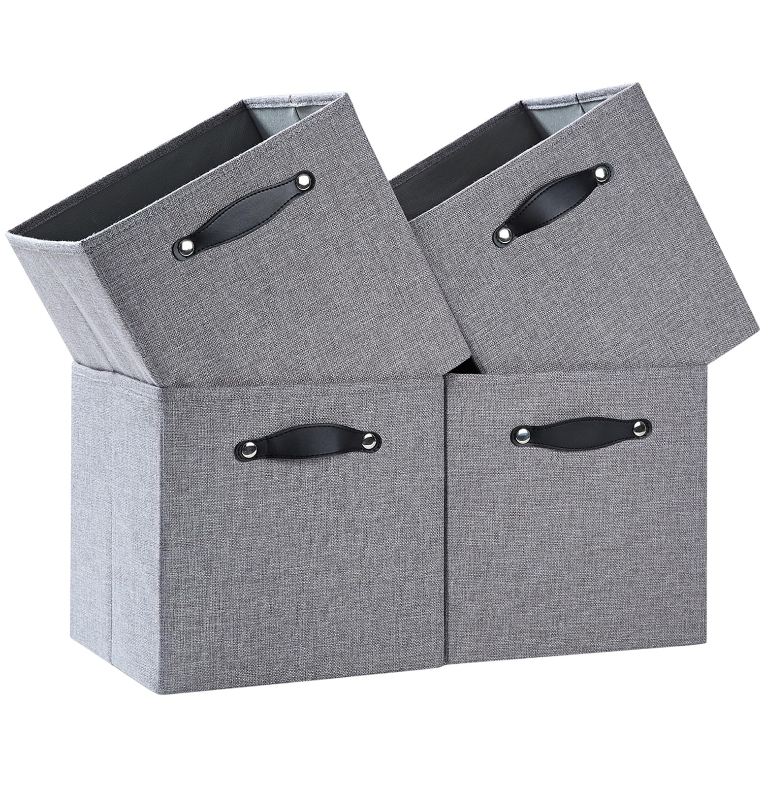 Amazon.com: FABINADO Foldable Fabric Storage Bins Cubes, 13x15x13 Inch ...