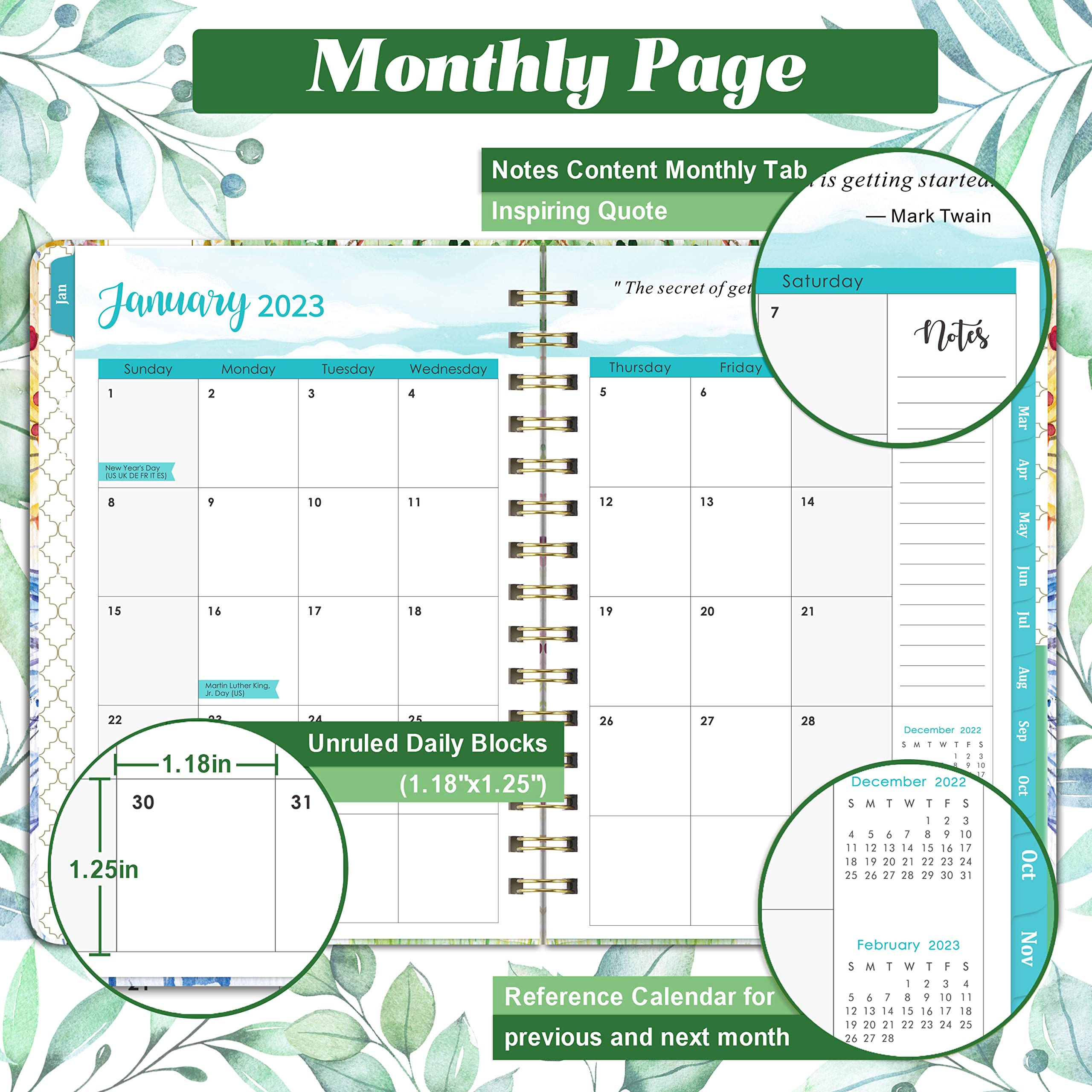 Snapklik.com : Planner 2024-2025 - 2024-2025 Weekly & Monthly Planner ...