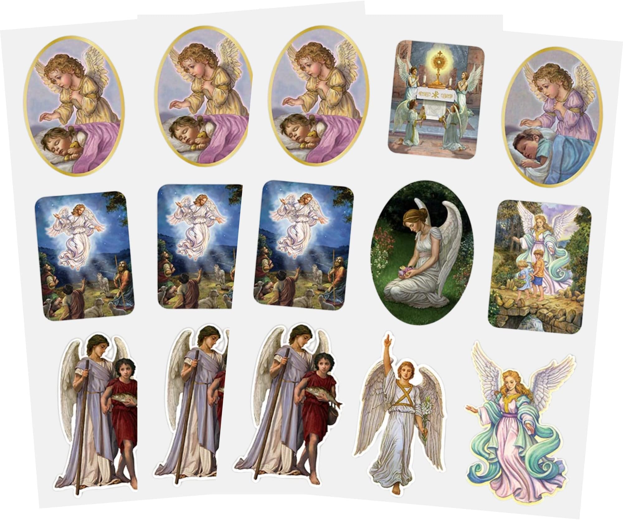 Amazon.com: Christian Brands Assorted Catholic Decal Sticker Sheet Pack ...