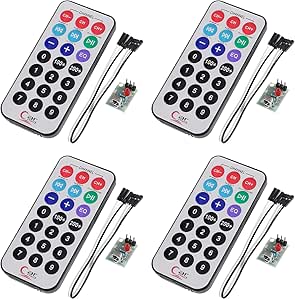 Amazon.com: DIANN 4pcs HX1838 VS1838 Infrared IR Wireless Remote ...