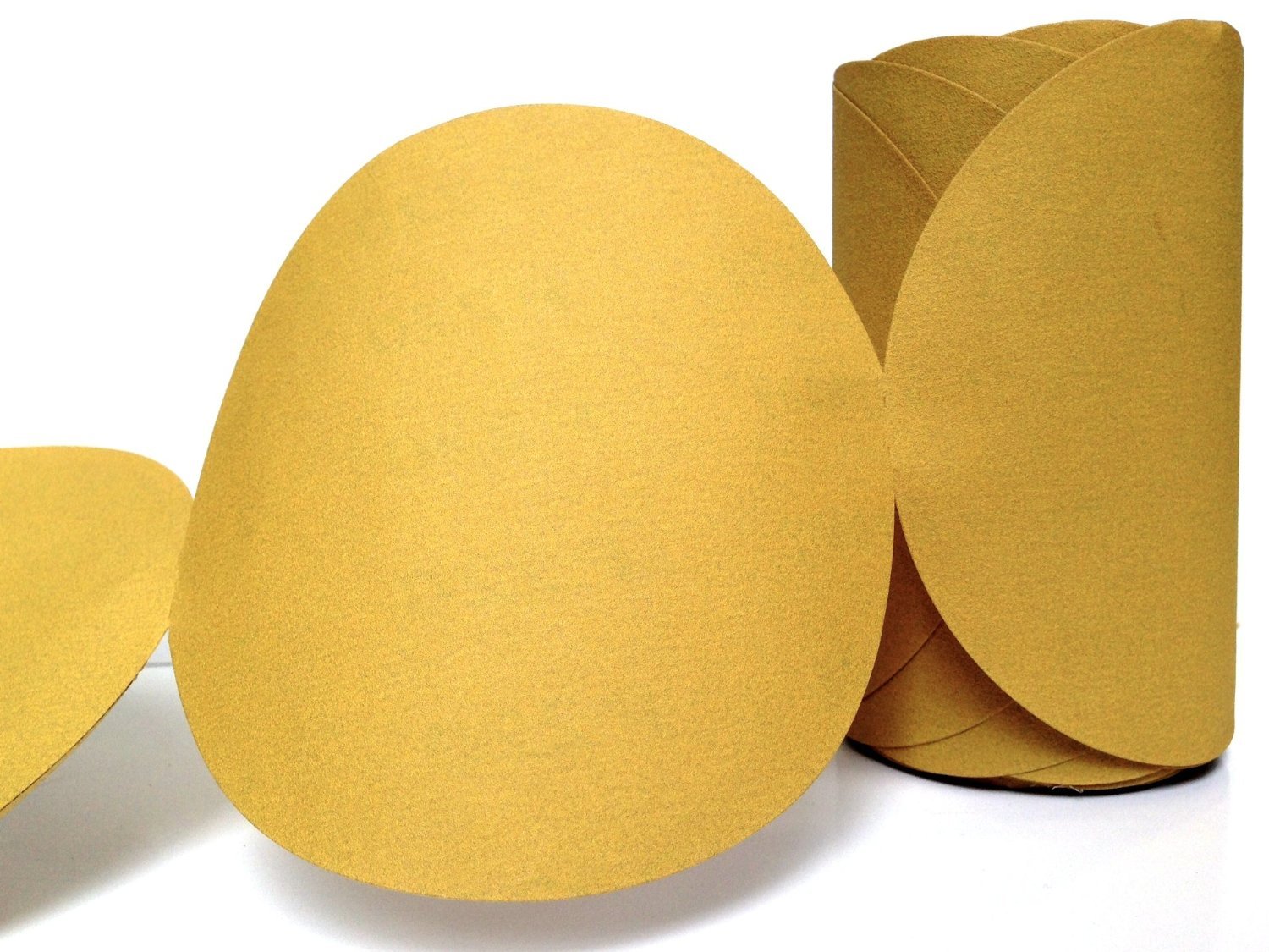 Starcke Premium Gold Sanding Disc Sandpaper Roll - PSA Sticky Back No ...