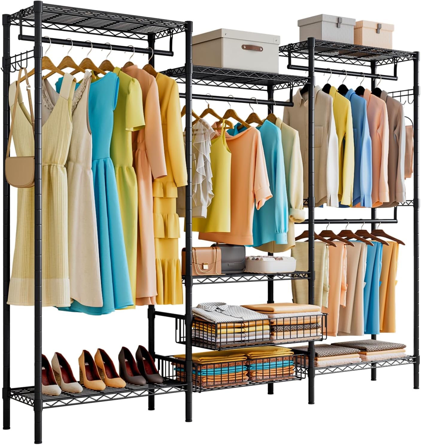 Forthcan Stand Appendiabiti in Metallo，Armadio, Guardaroba ...