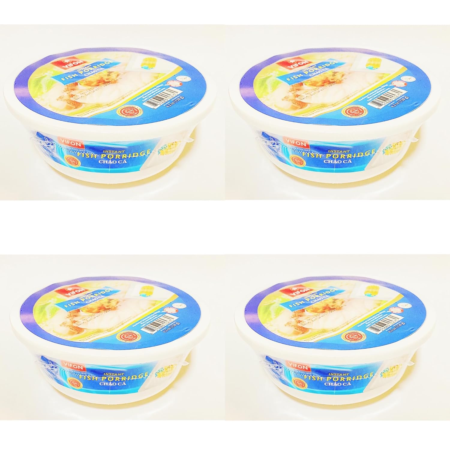 Amazon.com: Instant Fish Porridge, Chao Ca, 4.2 Oz,Pack of 4 : Grocery ...