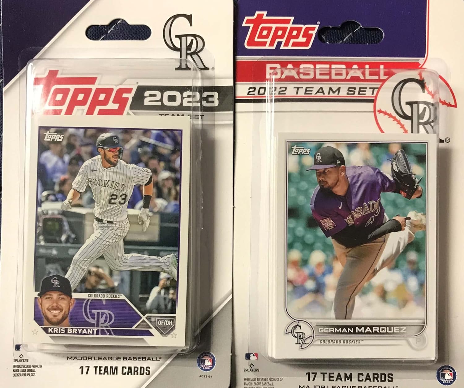 Amazon.com: Colorado Rockies Topps Factory Sealed Team Set GIFT LOT ...