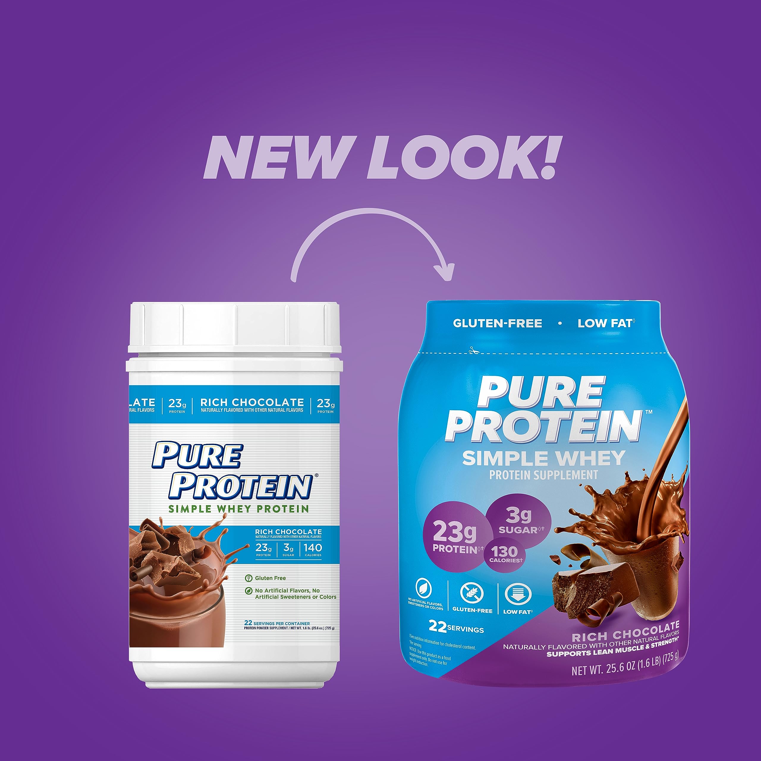 Snapklik.com : Pure Protein Simple Whey Protein Powder