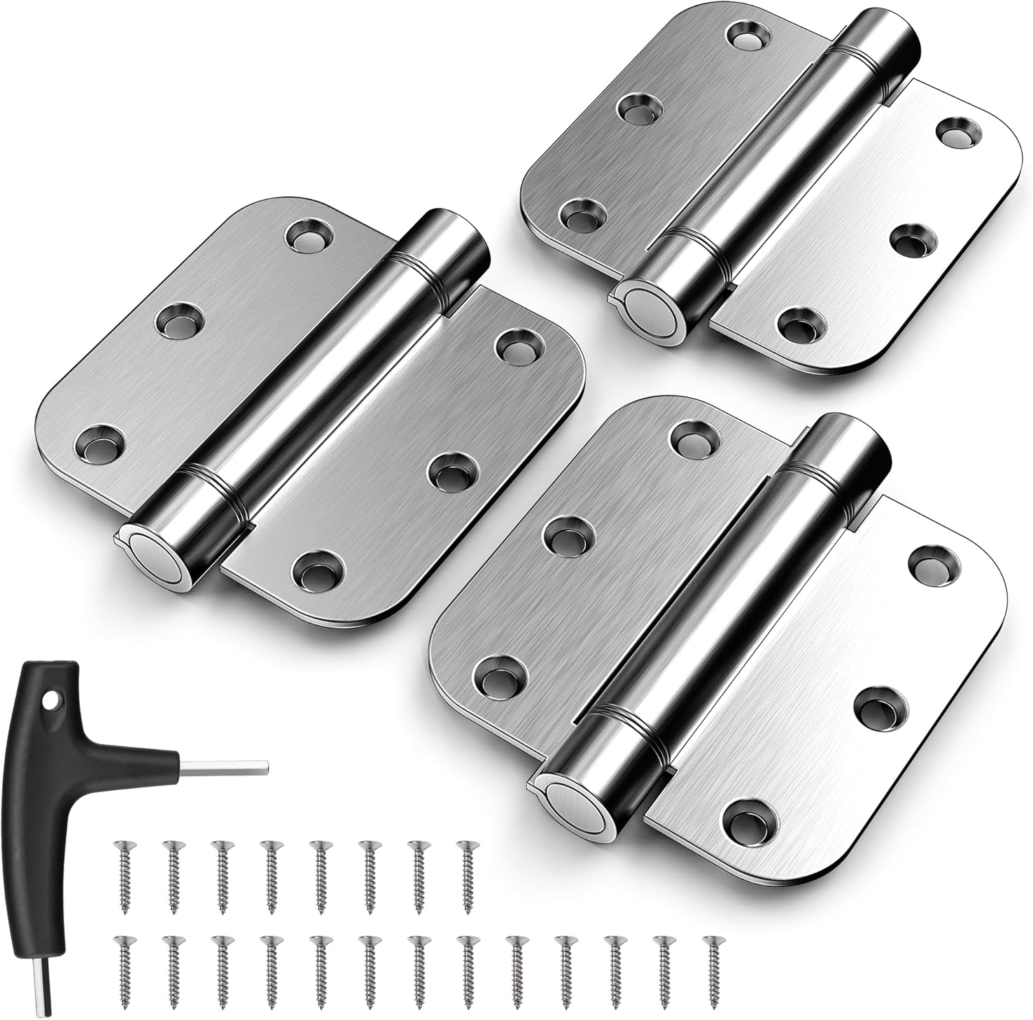 KOLET Self Closing Door Hinges, 3.5 x 3.5 Inches Nepal | Ubuy
