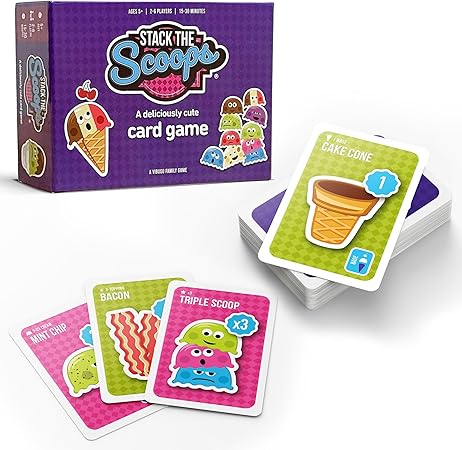 Amazon.com: Stack The Scoops: Fun Family Ice Cream Game Perfect for ...