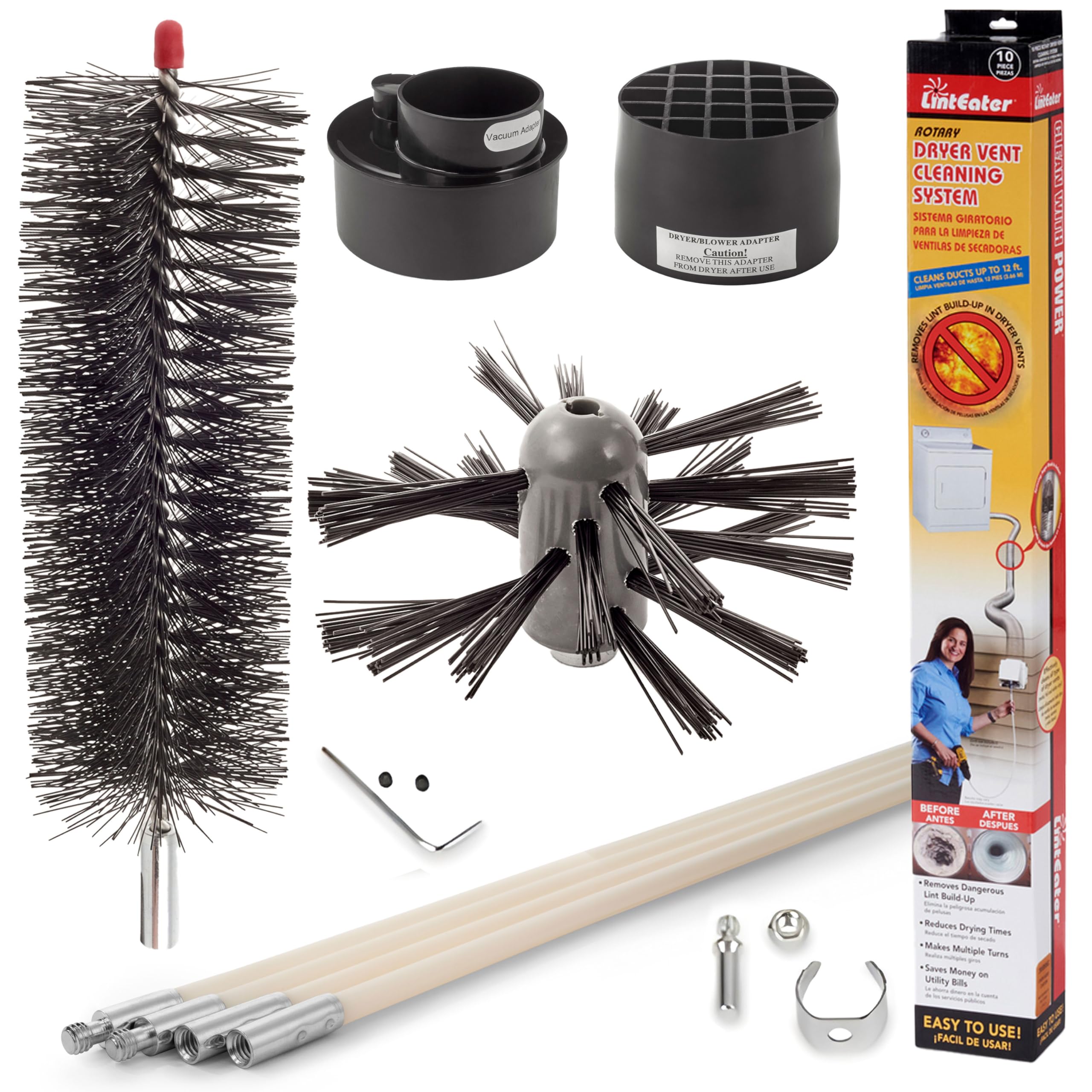 Dryer vent clean out kit deals