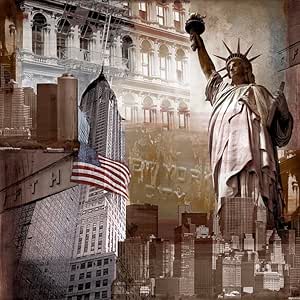 Amazon.com: 5th Avenue Quality Wallpaper,smoth Vinyl Finish, Land Mark ...