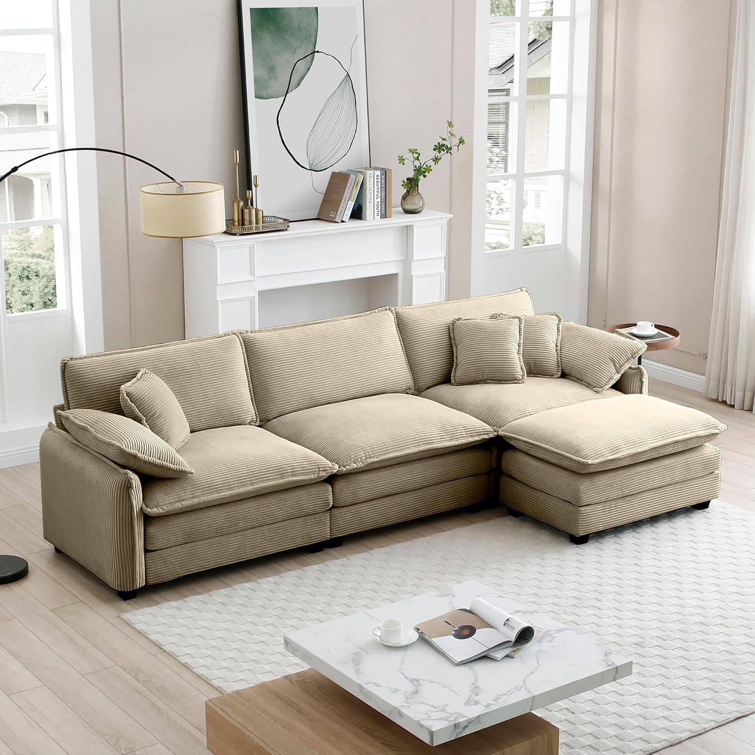 Sectional Couches For Living Room Modern U-Shape Sectional Sofa ...