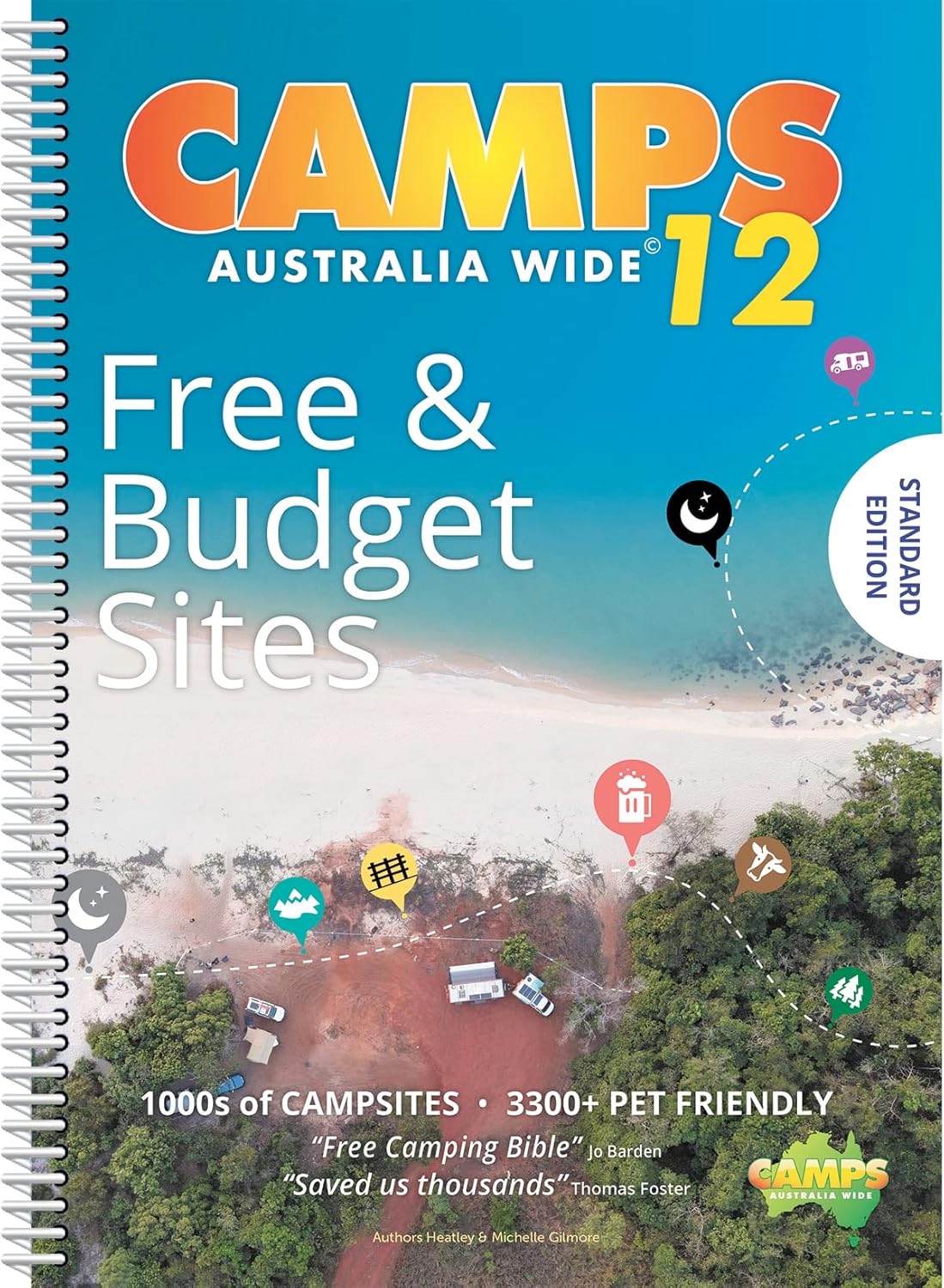 Camps 12 A4 Free and Budget Camping Guide - | 9780994532763 | Amazon ...