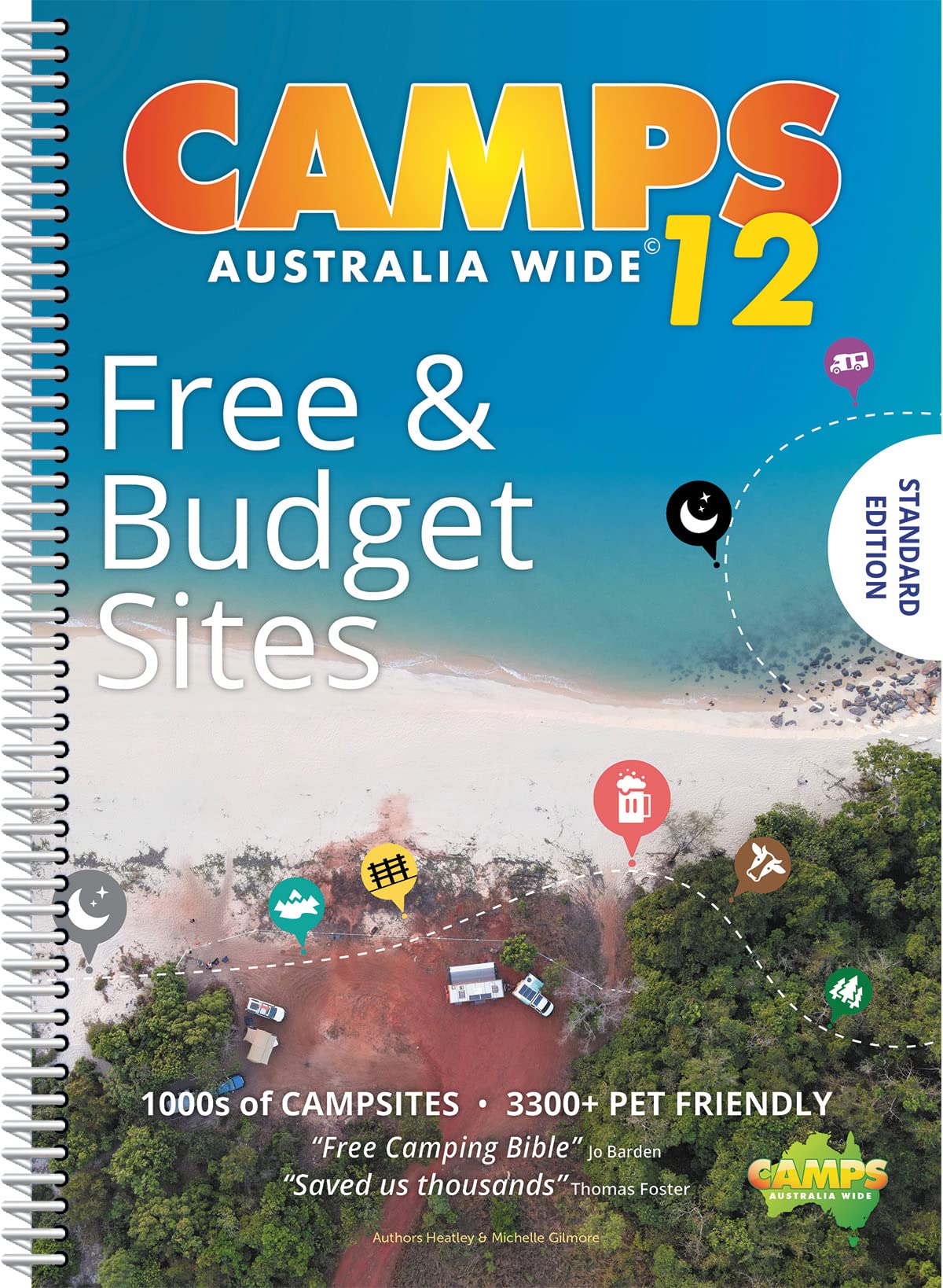 Camps 12 A4 Free and Budget Camping Guide - Camps Australia Wide+ ...