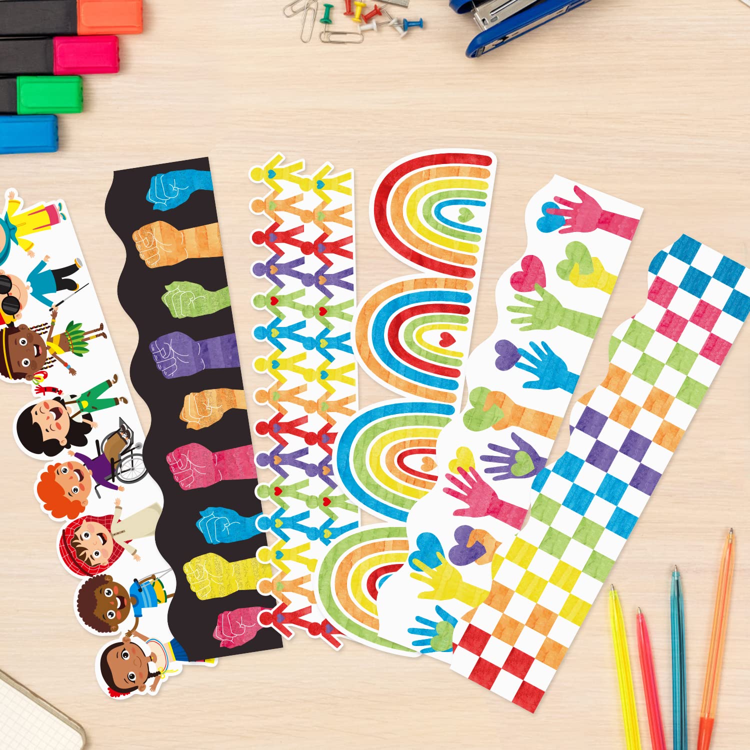 Snapklik.com : 84Pcs Diversity Equality Bulletin Board Borders All Are ...