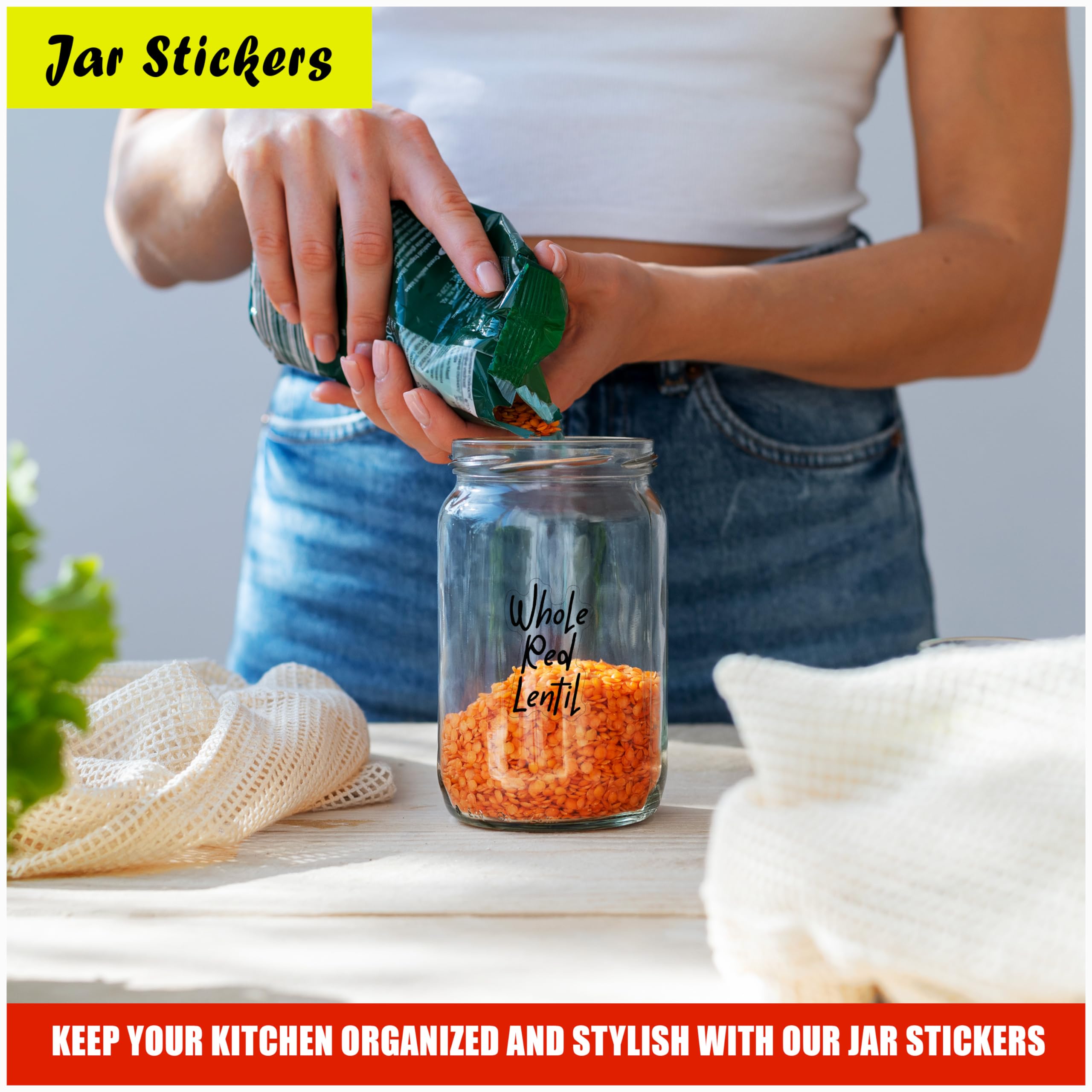 Ball Herb Jar Labels Amazon.com : 278 Pcs Clear Spice Labels Stickers