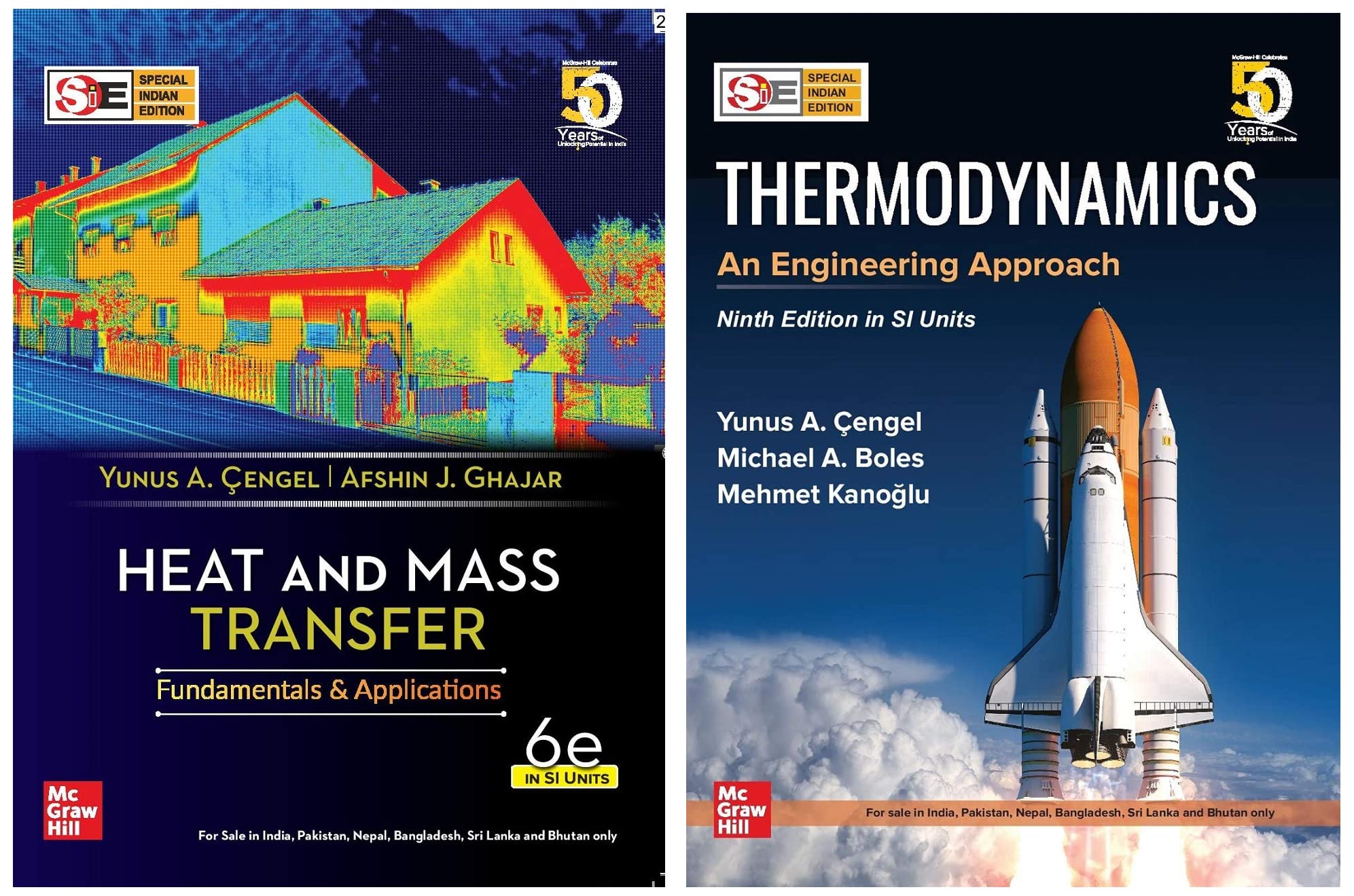 Buy Heat and Mass Transfer - Fundamentals and Applications | 6th Edition & Thermodynamics - An ...