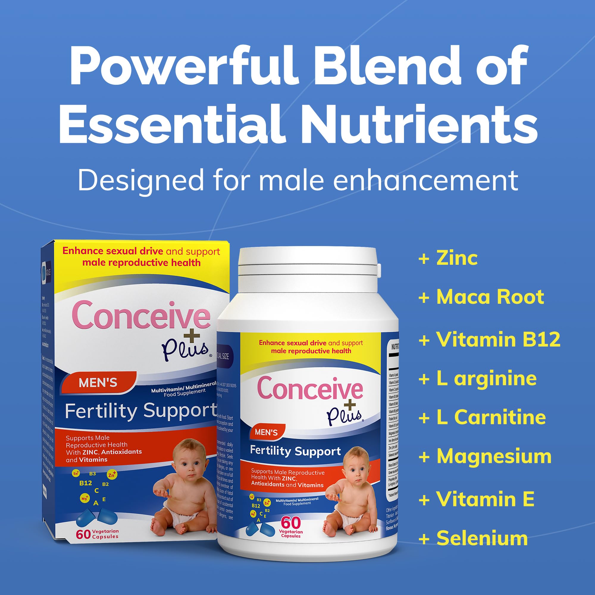 Conceive Plus Male Fertility Supplements Boost Sperm Count Motility And ...
