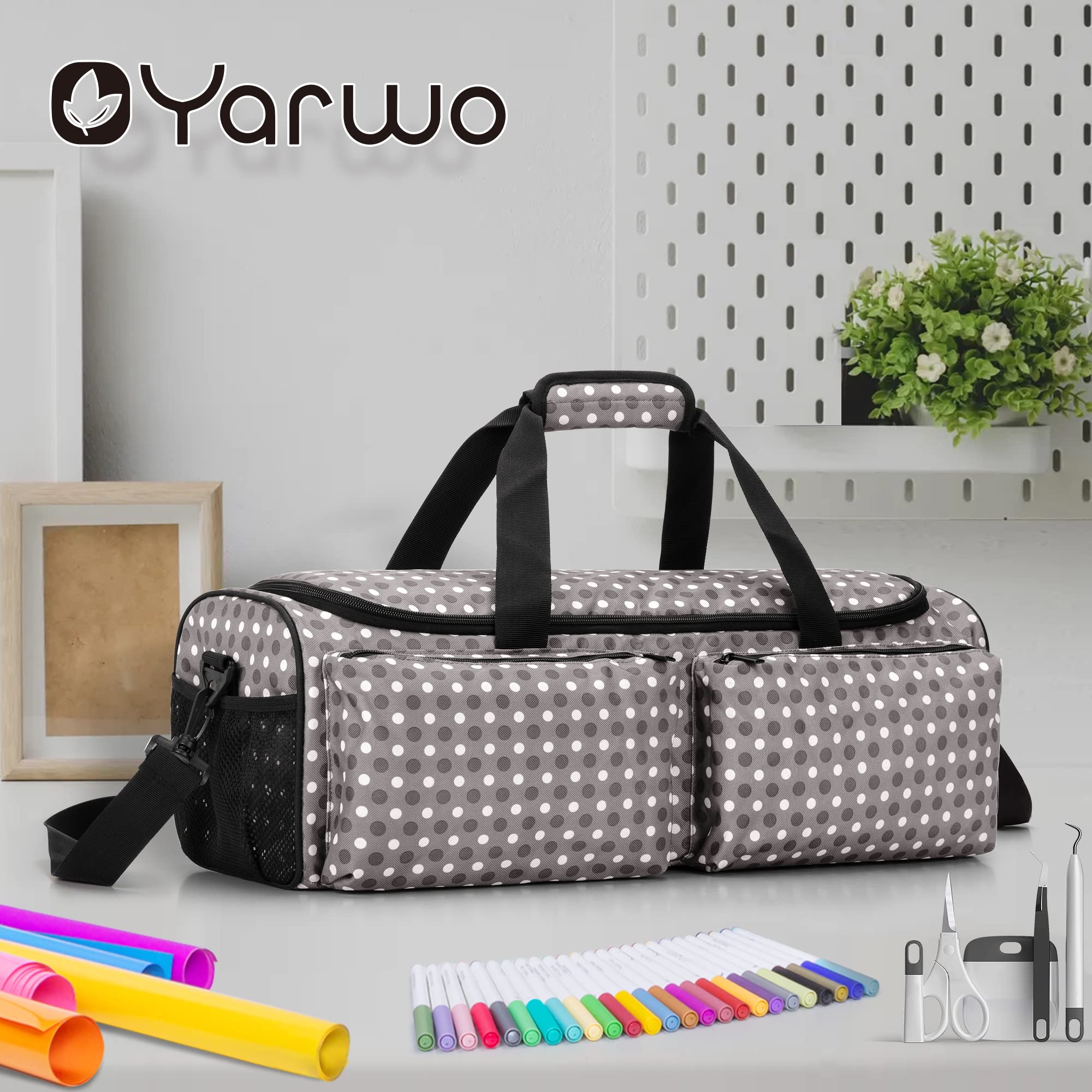 Yarwo Craft Tote Bag Compatible for Cricut Die-cut Machine and Cutting ...