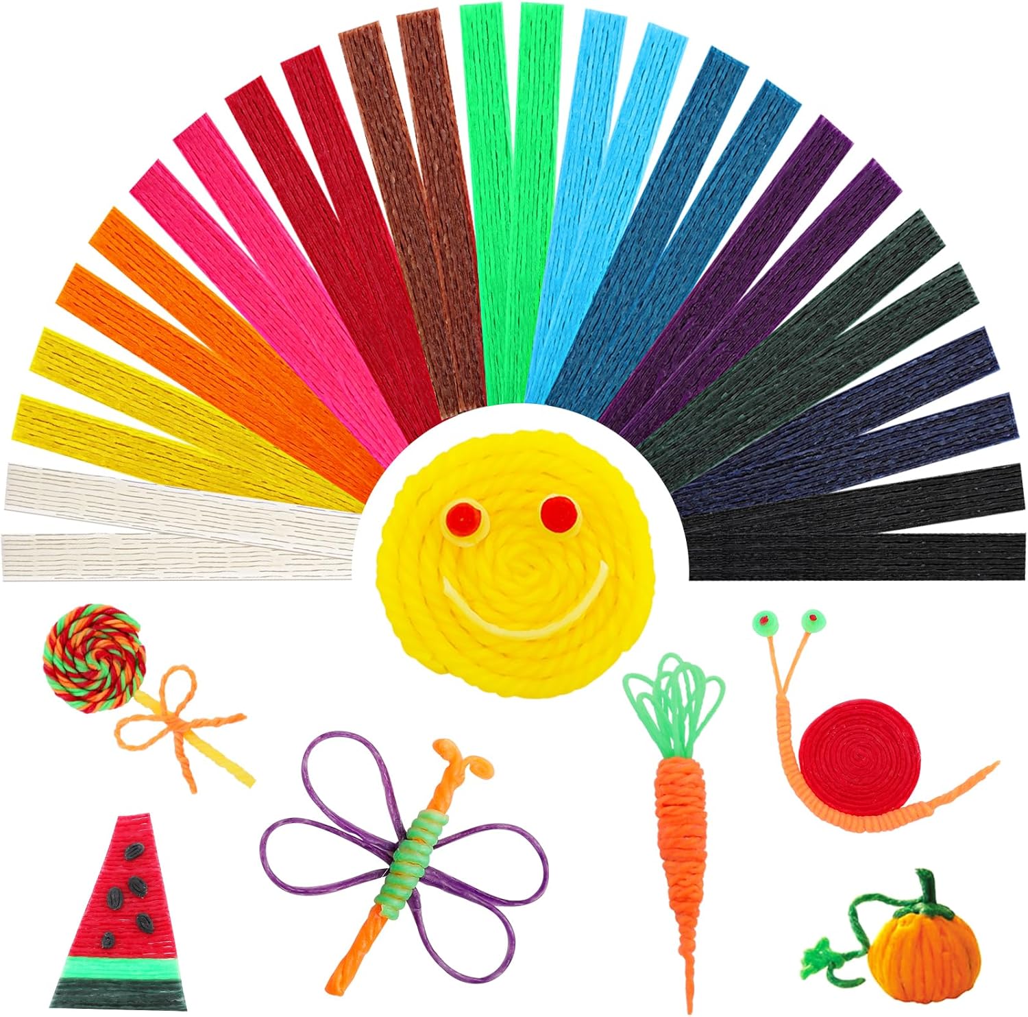 Amazon.com: Tivcck 1000 PCS Wax Craft Sticks,Bendable Sticky Wax Yarn ...