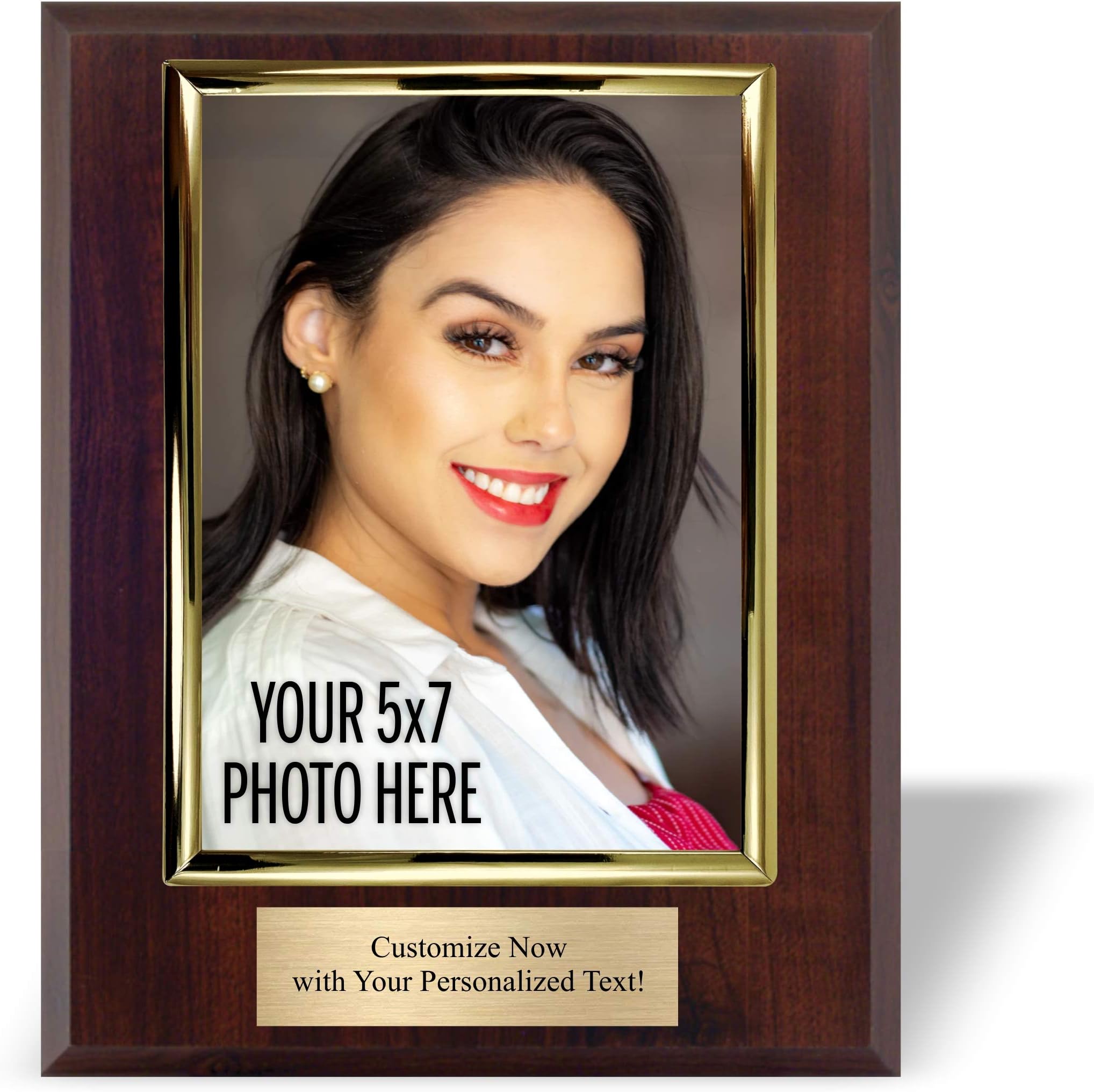 Amazon.com: Crown Awards Personalized Photo Plaques - Vertical Slide-In ...