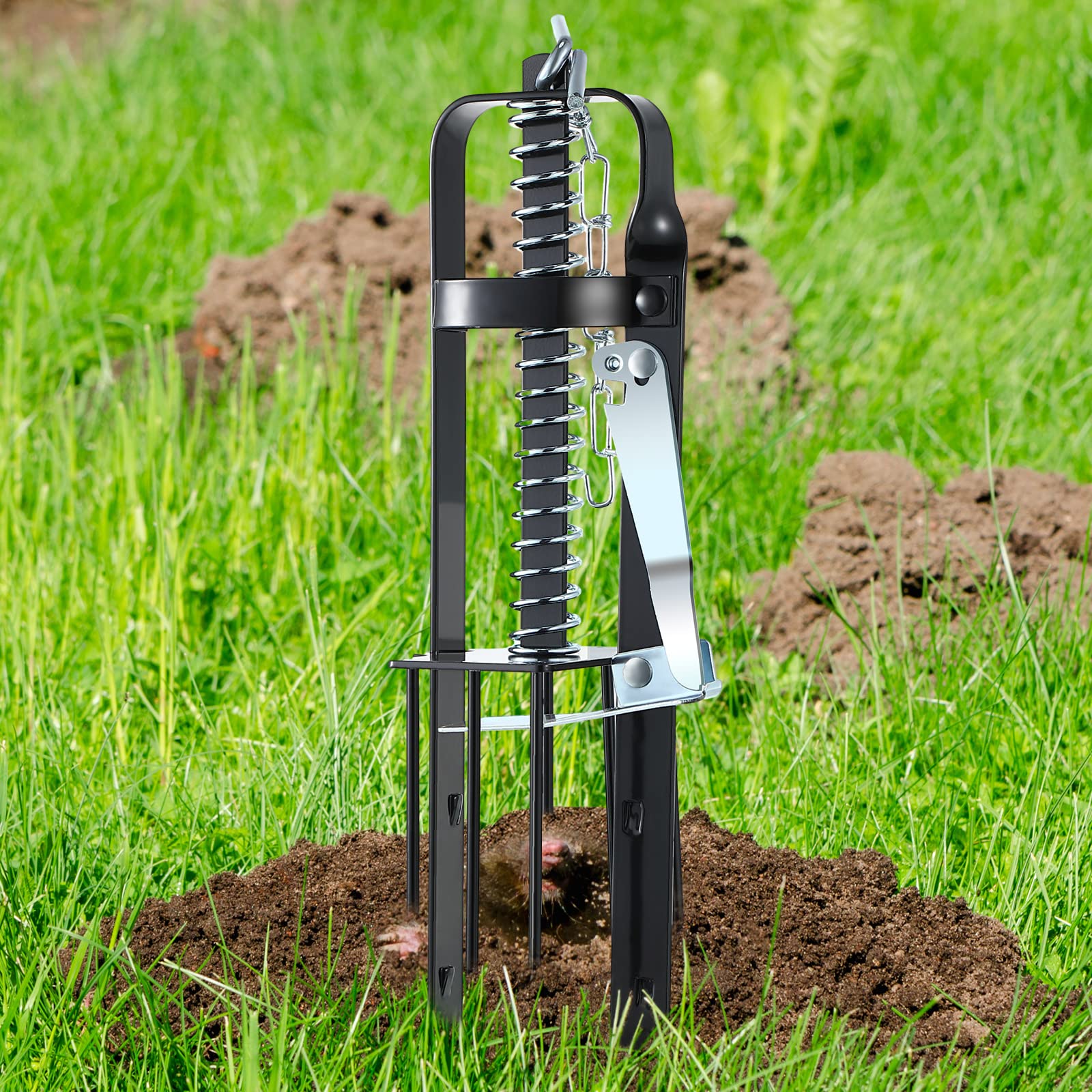 Amazon.com : Qualirey 1 Pc Mole Trap for Lawns, Spear Style Mole Killer for Garden Yard Outdoor ...