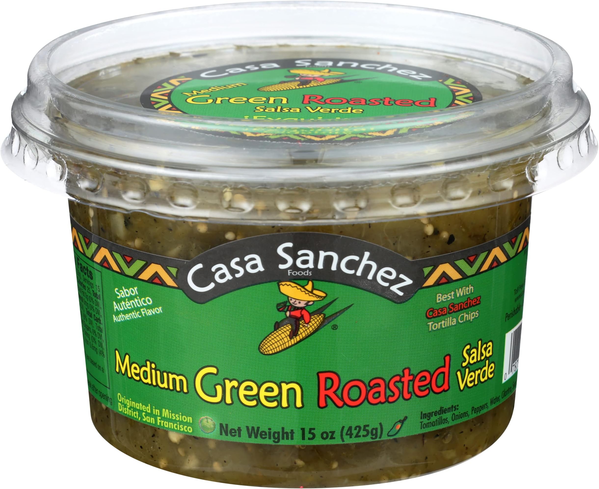 Amazon.com: CASA SANCHEZ Mild Salsa Verde, 16 OZ