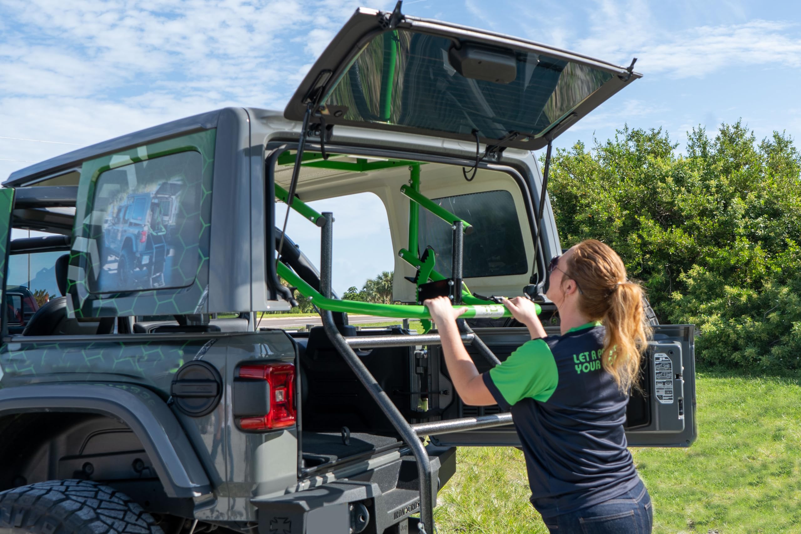 TopLift Pros 1-Person JEEP Hard Top Removal Lift & Storage System is ...