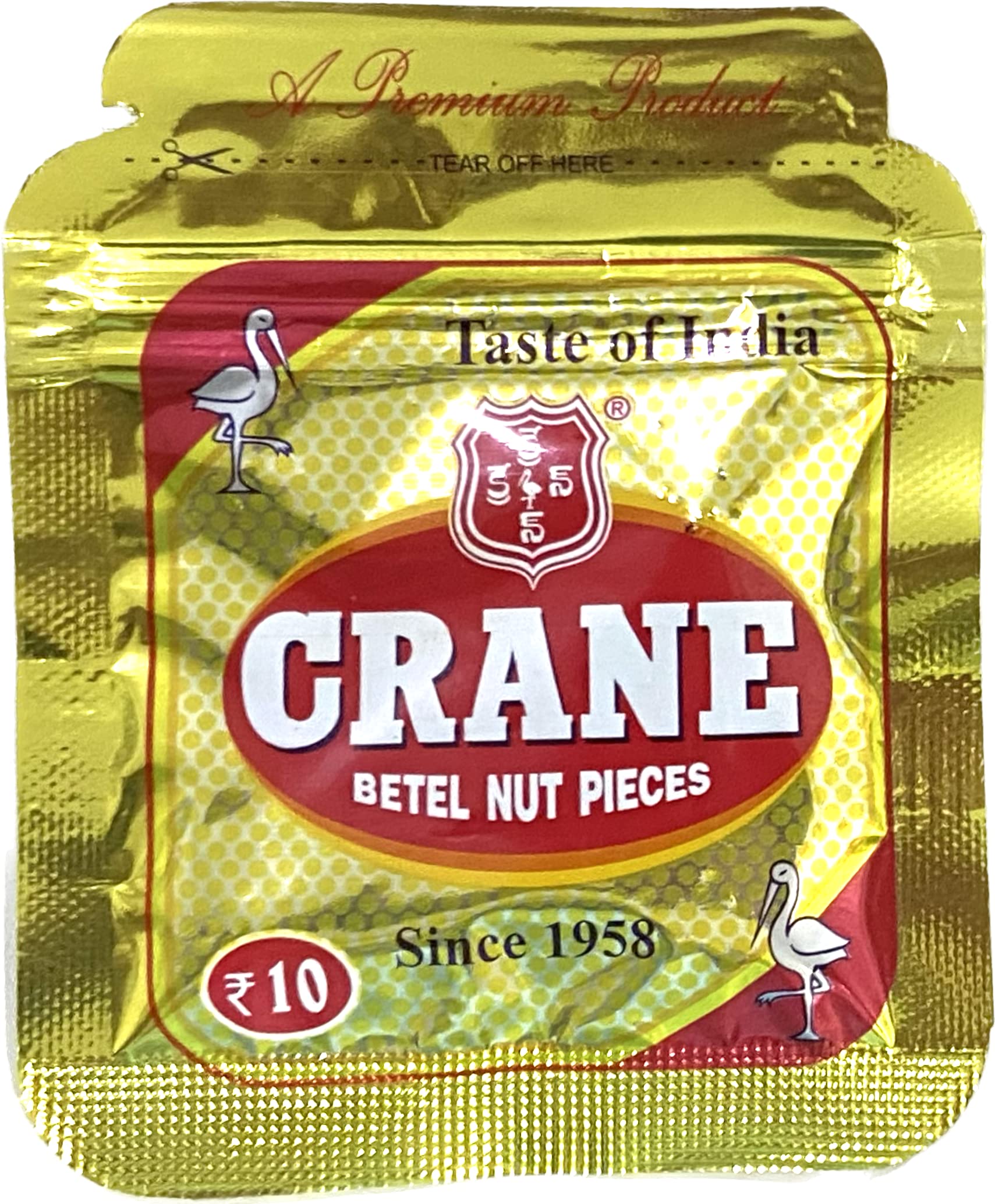 Crane Betel Nuts (Hard) Crane Supari 12 Pouchs RED : Amazon.in: Grocery ...
