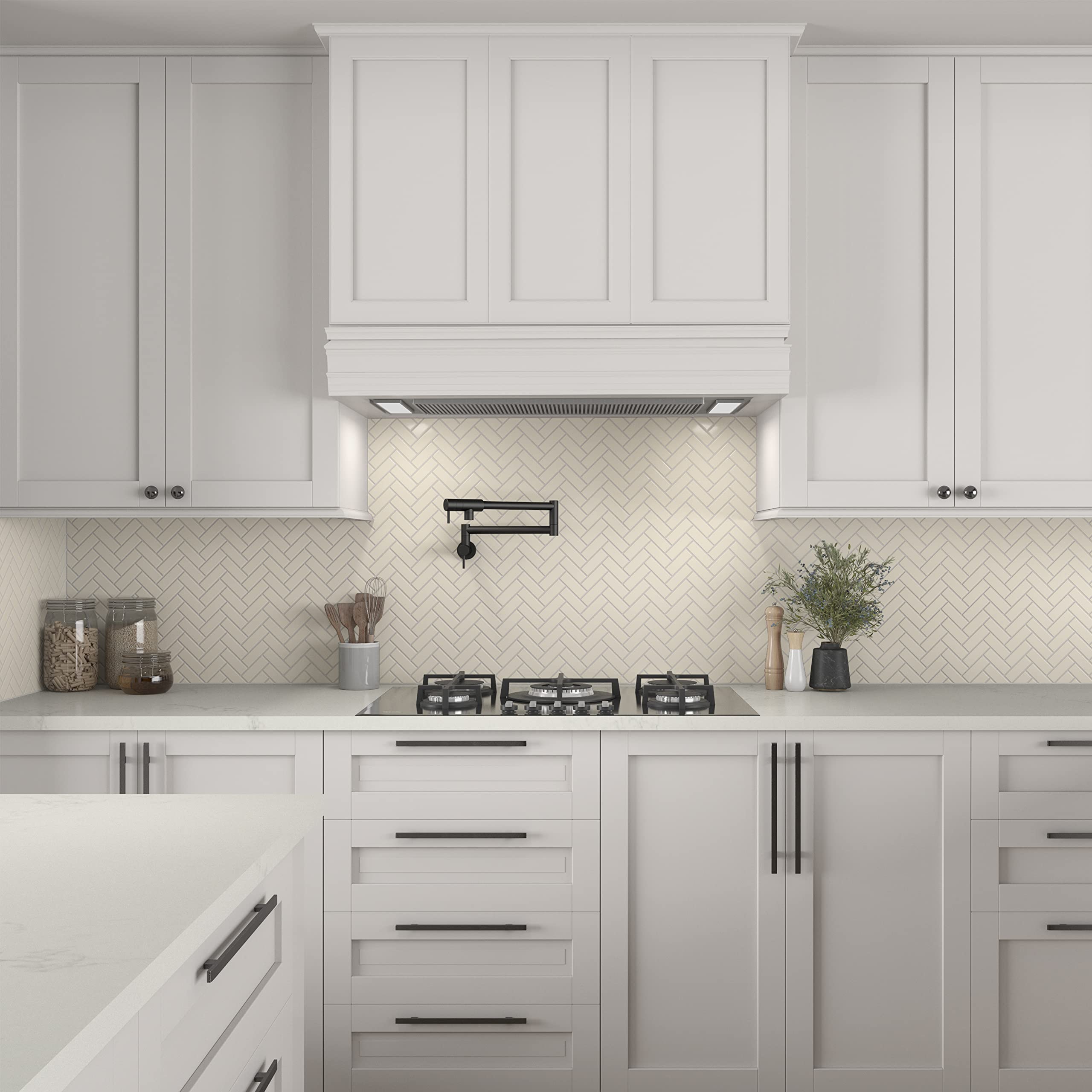 Biscuit Subway Tile Backsplash Tesoro Gallery Porcelain Mosaics