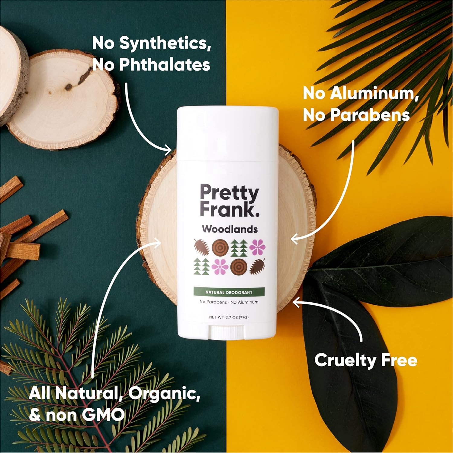 Pretty Frank Desodorante natural en barra Desodorante natural para ...