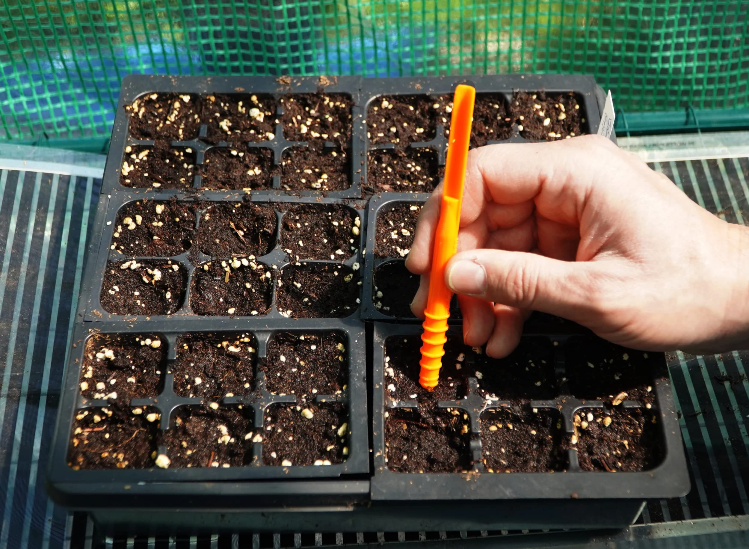 Amazon.com : Dibby Seed Sowing Garden Tool Dibber Planter Transplanter ...