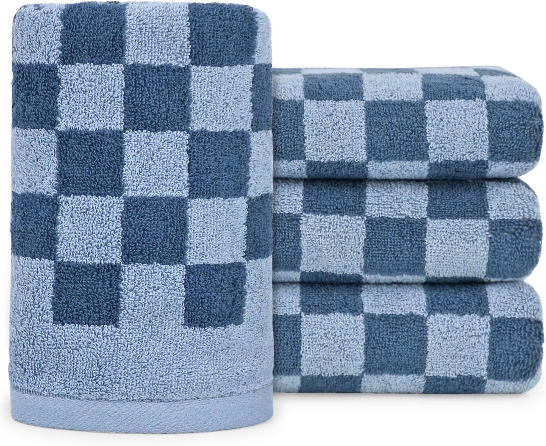 Amazon.com: Luxurious Cotton Hand Towels Set of 5 - Soft, Absorbent ...