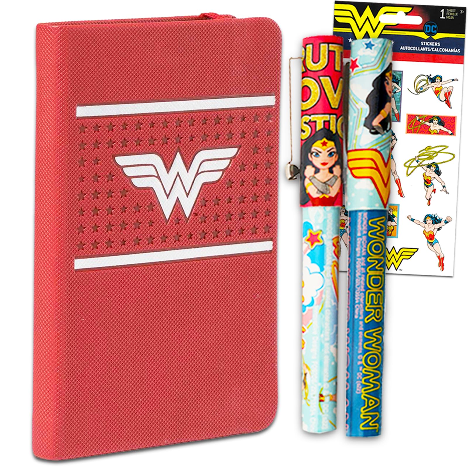 Wonder Woman Stationery Set for Adults - Bundle with Wonder Woman Mini ...